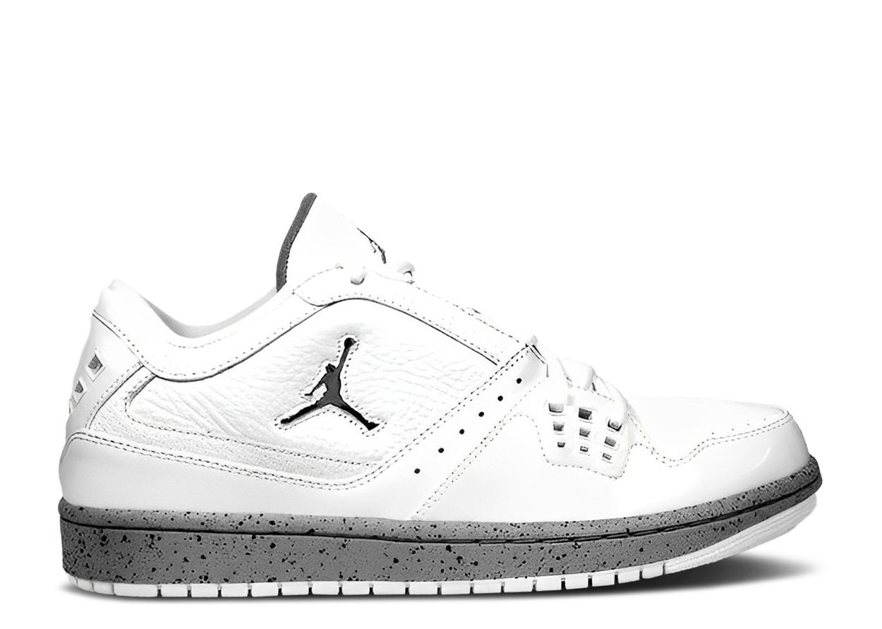 Jordan 1 Flight Low 'White Cement' - Air Jordan - 350610 107 - white ...