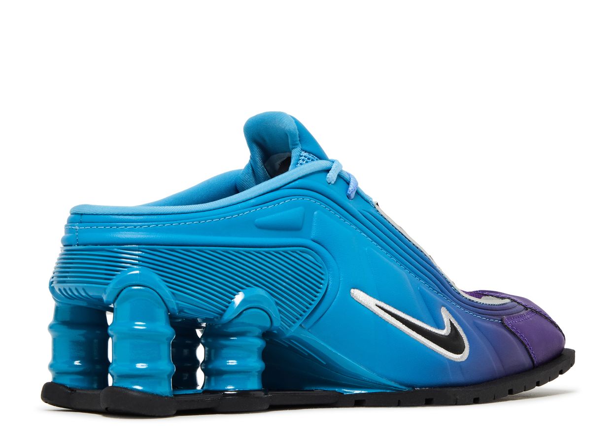 Martine Rose X Wmns Shox Mule MR4 'Scuba Blue' - Nike - DQ2401 400 - scuba blue/black/metallic ...