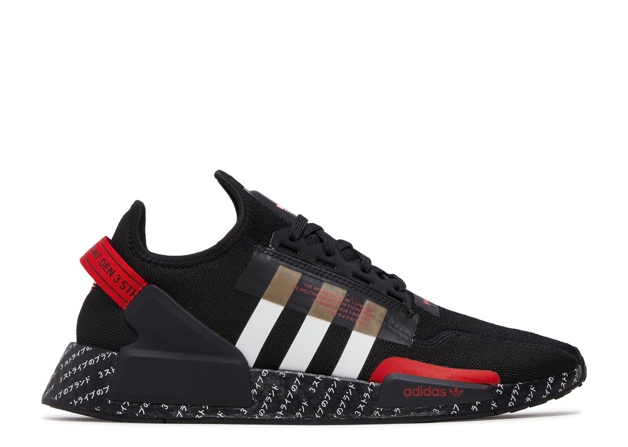 NMD_R1 V2 'Japanese Print Black Red' - Adidas - ID2852 - core black ...