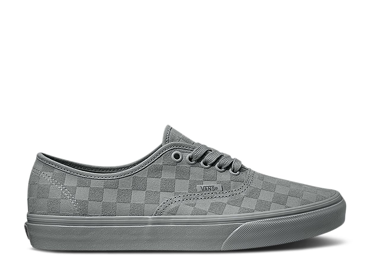 Authentic 'Mono Checkerboard Grey' - Vans - VN000CRQGRY - grey | Flight ...