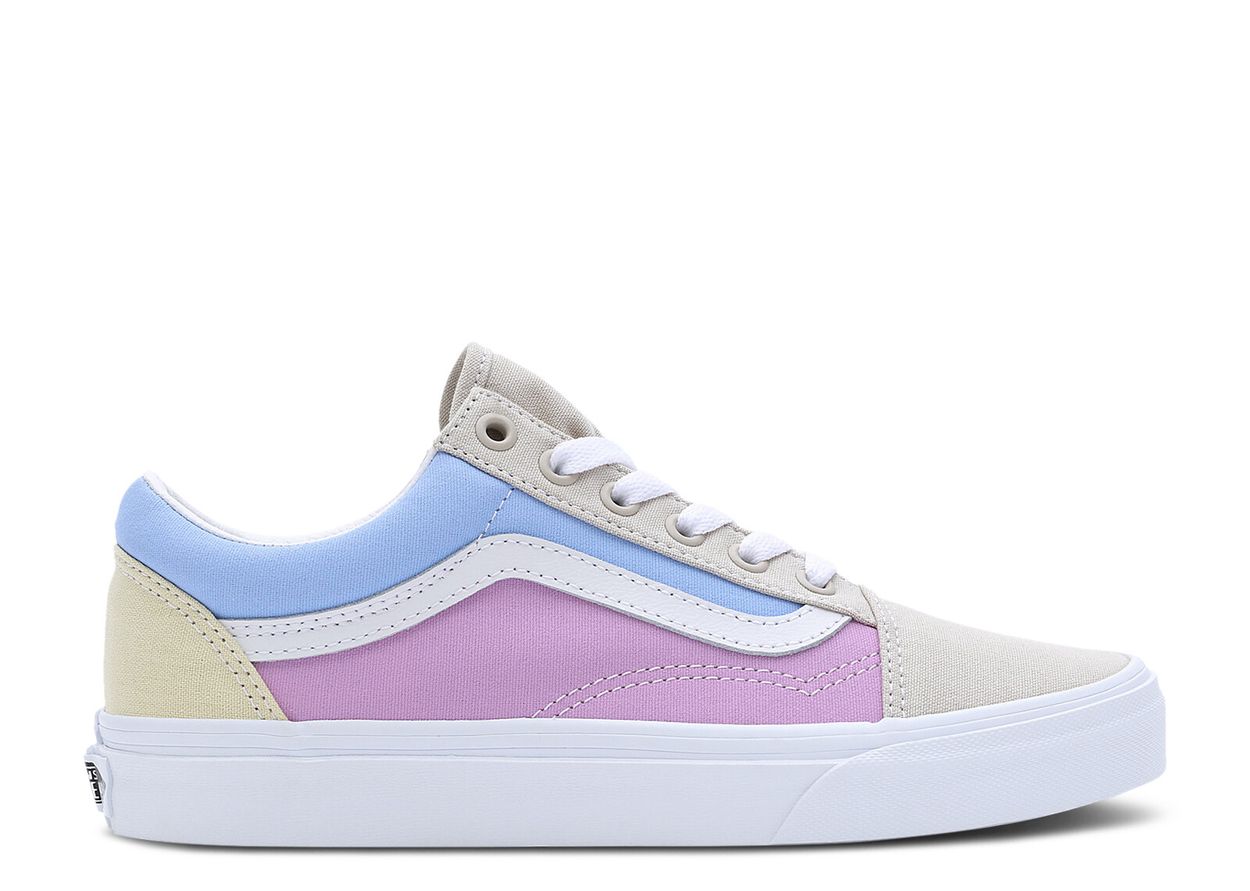 Old Skool 'Pastel Block Purple' - Vans - VN0007NTBMB - pastel/multi ...