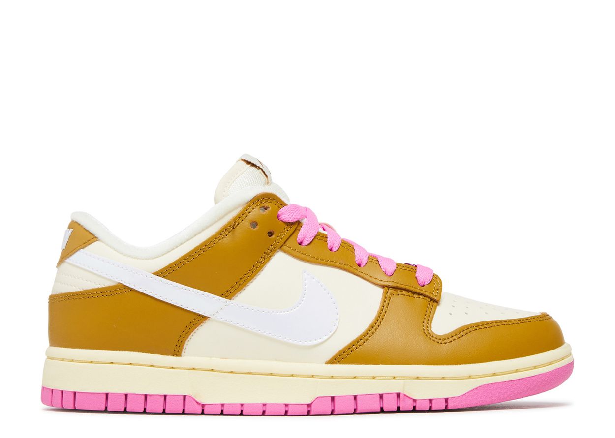 Wmns Dunk Low 'Just Do It Bronzine Pink' - Nike - FD8683 700 - bronzine ...
