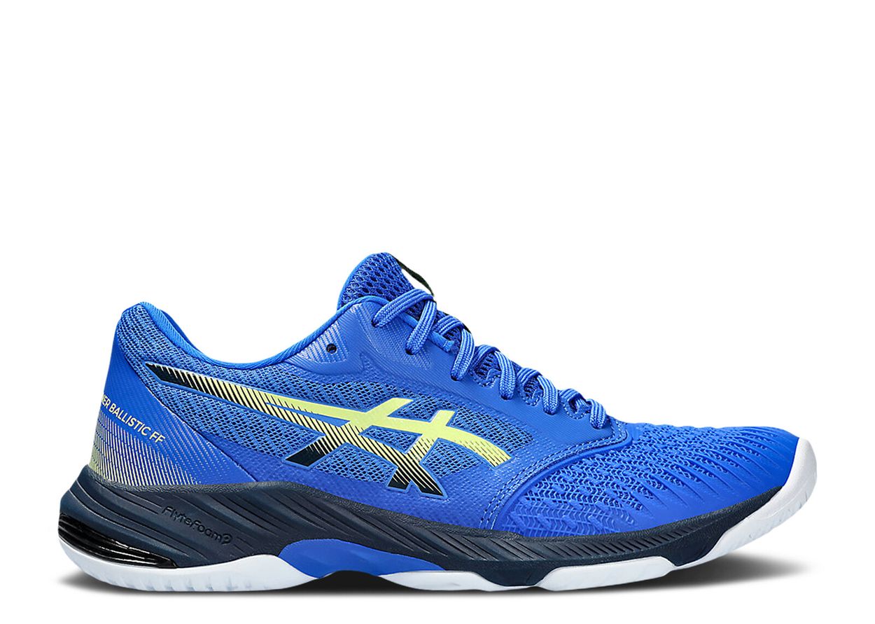 Netburner Ballistic FF 3 'Illusion Blue Glow Yellow' - ASICS - 1051A073 403 - illusion blue/glow ...