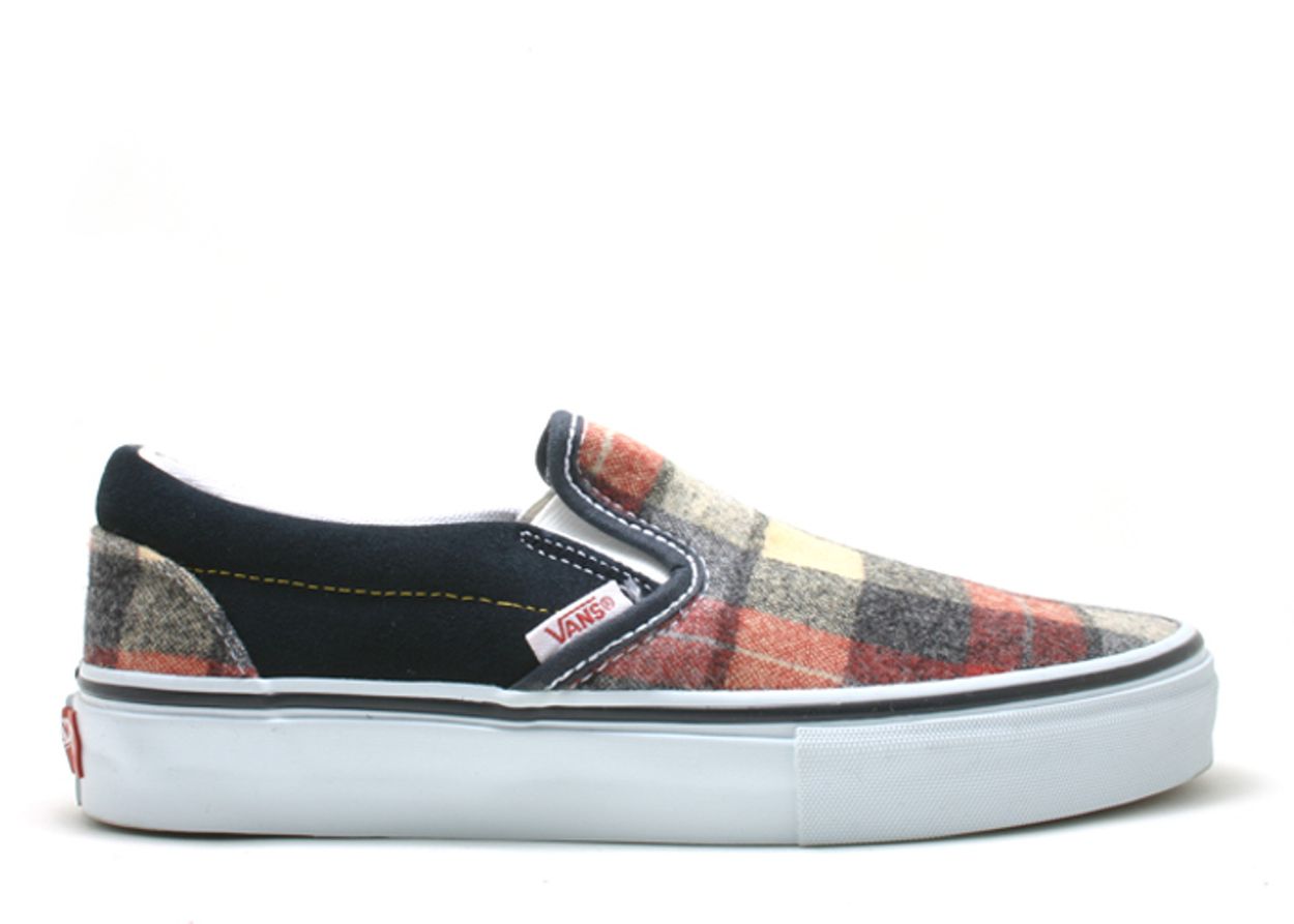Classic Slip On Lx 'Pendleton' - Vans - 5513799 - baked apple/navy ...