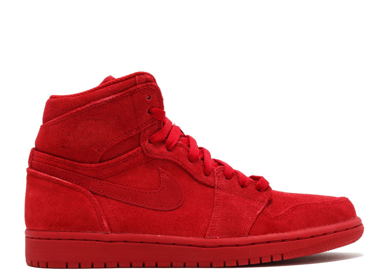 Air Jordan 1 Retro High 'Red Suede' - Air Jordan - 332550 603 - gym red ...