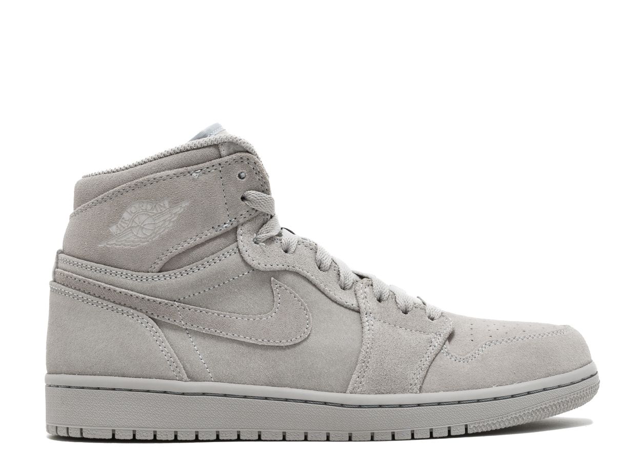 Air Jordan 1 Retro High 'Grey Suede' - Air Jordan - 332550 031 - wolf ...
