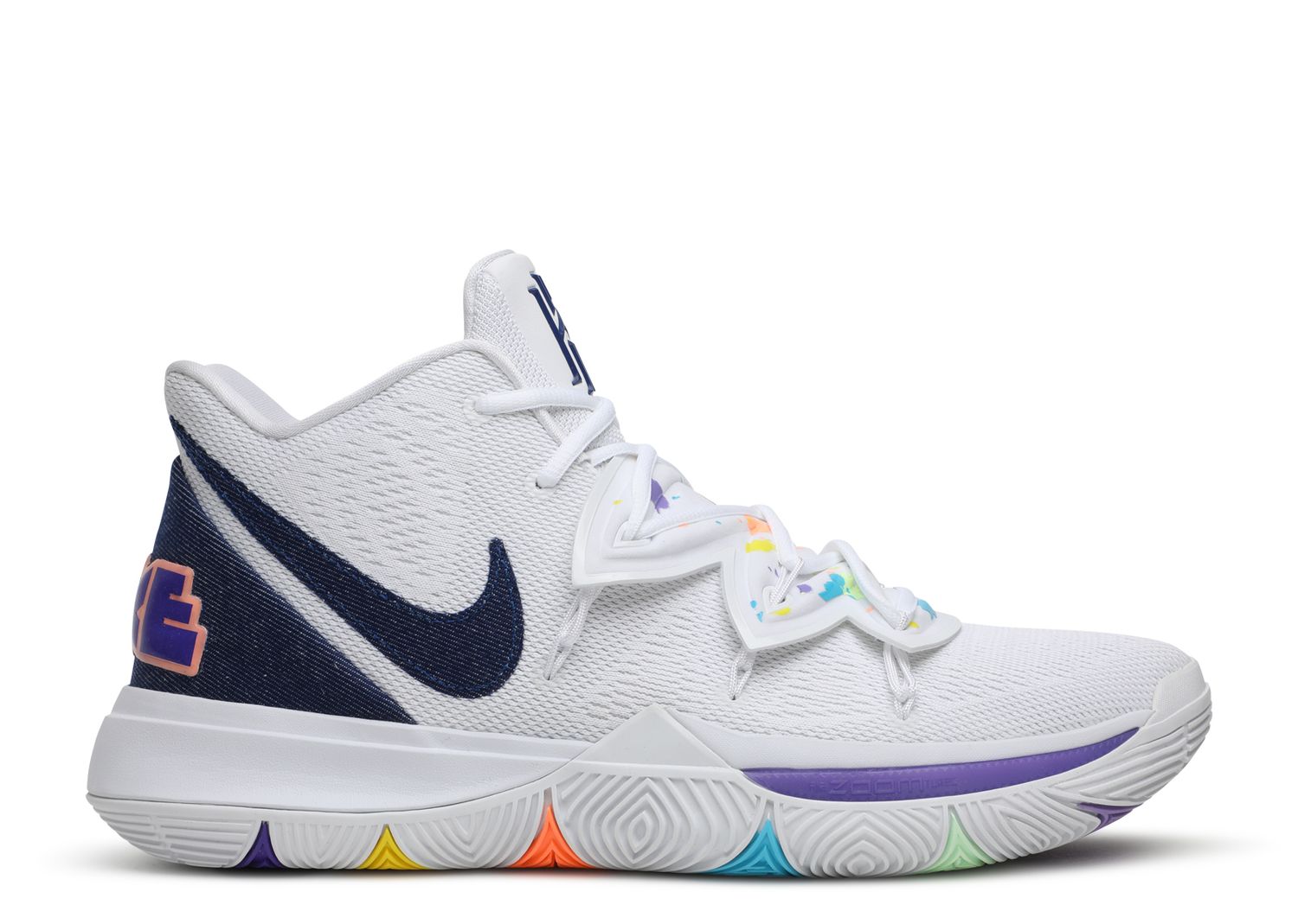 Kyrie 5 'Have A Nike Day' - Nike - AO2918 101 - white/deep royal blue ...