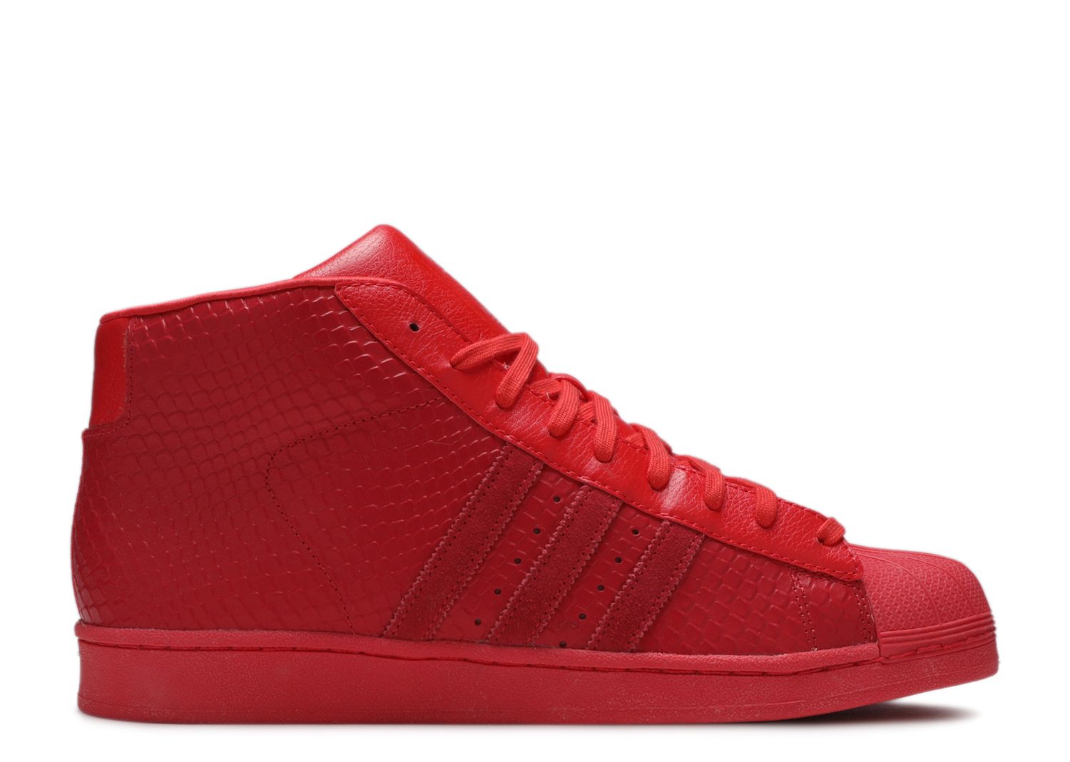 Pro Model Shell Toe Snakeskin 'Tomato Red' - Adidas - S85958 - tomato ...