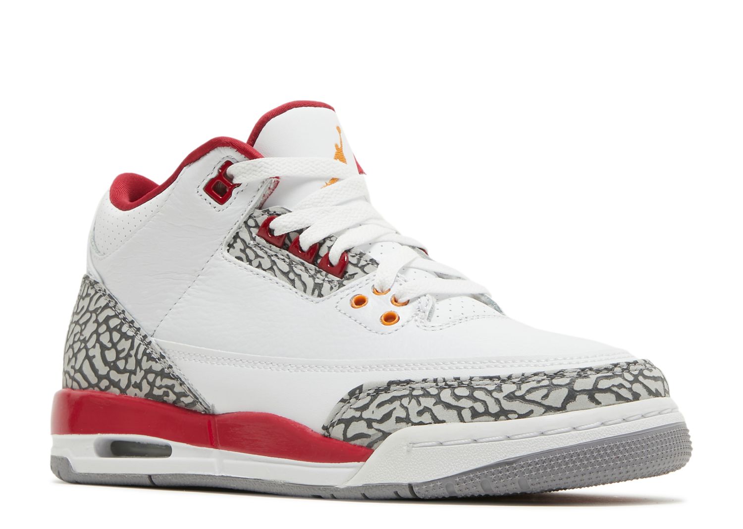 Air Jordan 3 Retro GS 'Cardinal Red' - Air Jordan - 398614 126 - white ...