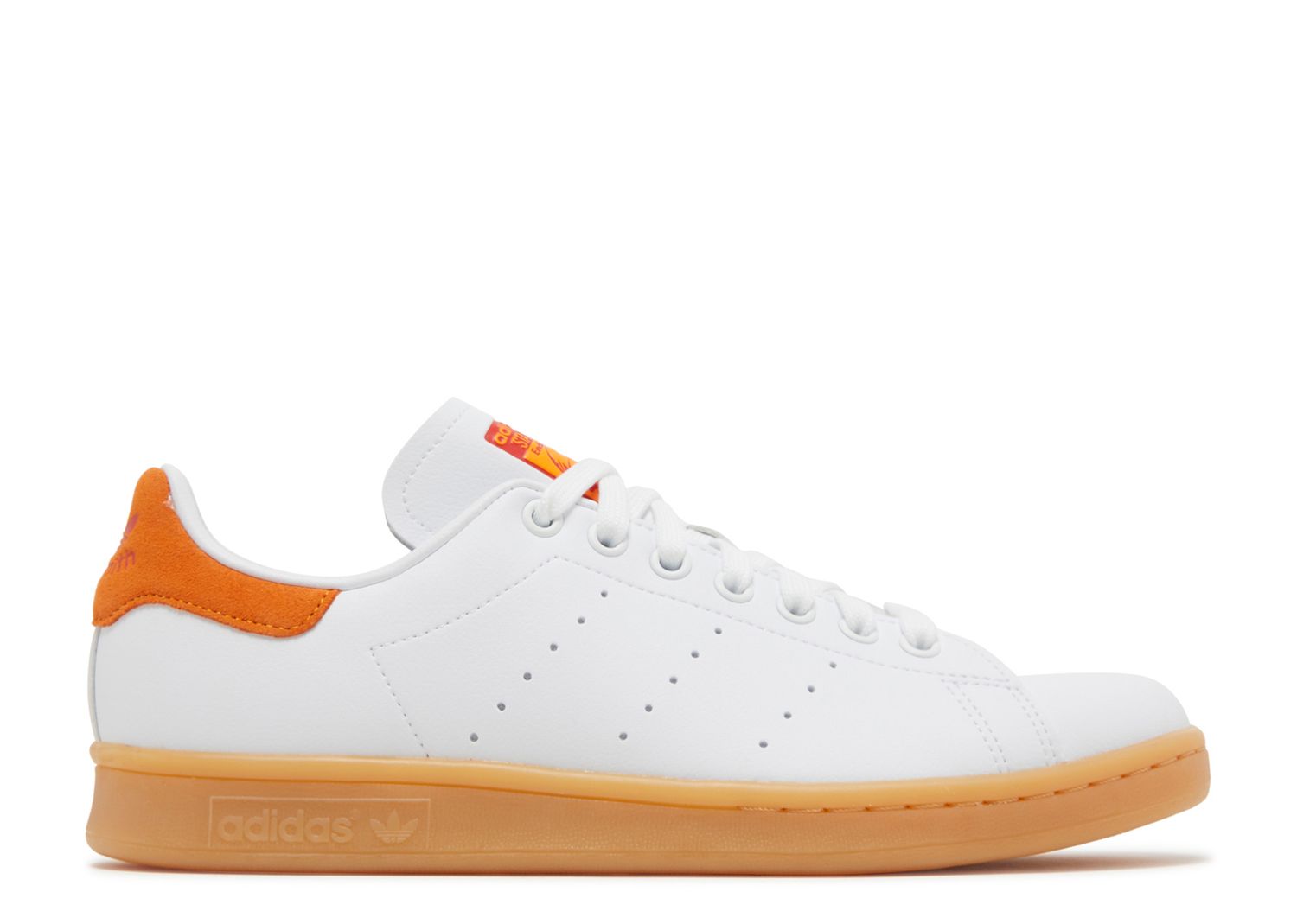 Stan Smith 'White Orange Gum' - Adidas - GW0487 - cloud white/gum ...