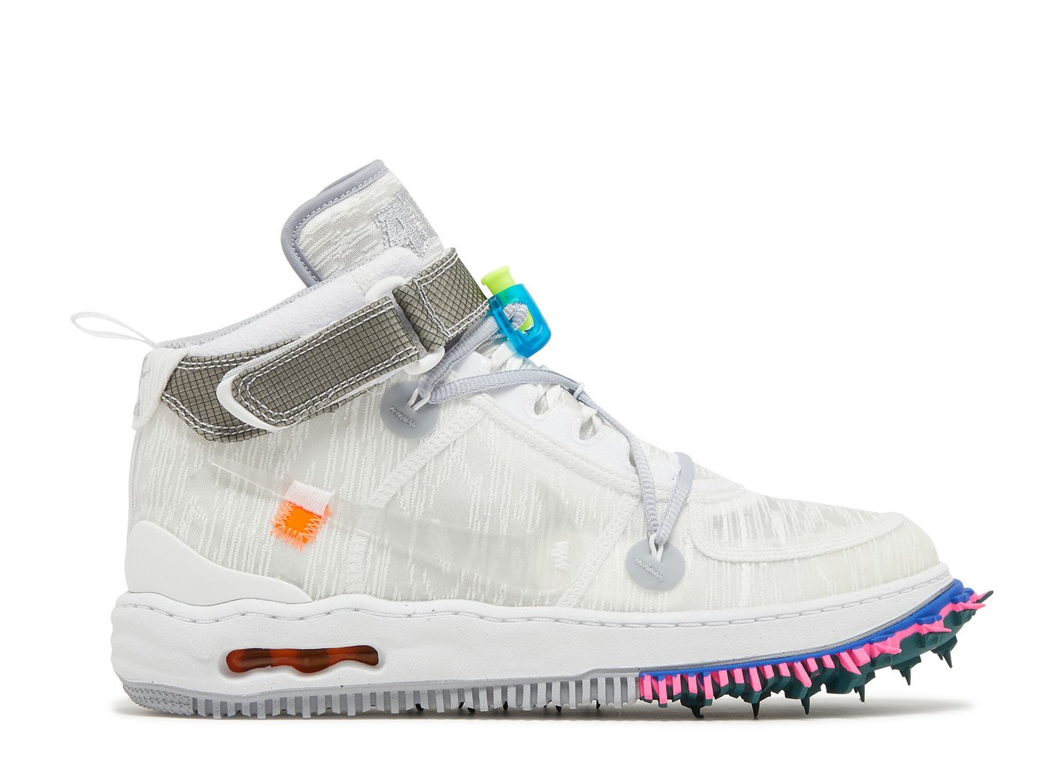 Off White X Air Force 1 Mid 'White' - Nike - DO6290 100 - white/clear ...