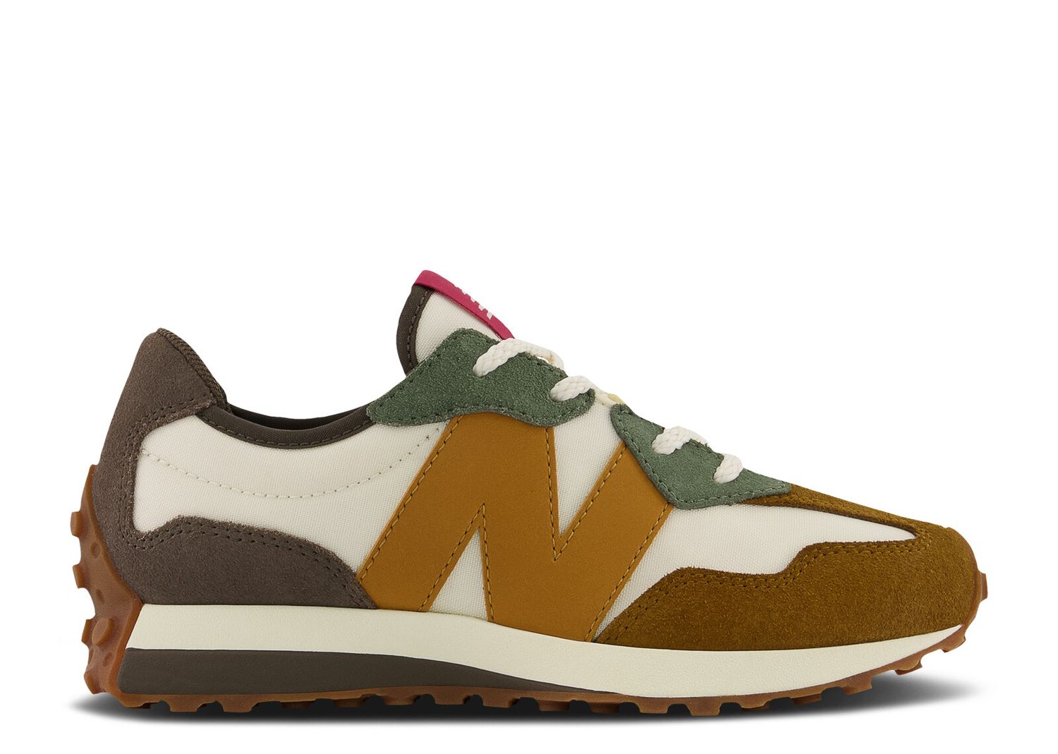 327 Big Kid 'White Olive Tan' - New Balance - GS327HW1 - white/olive ...