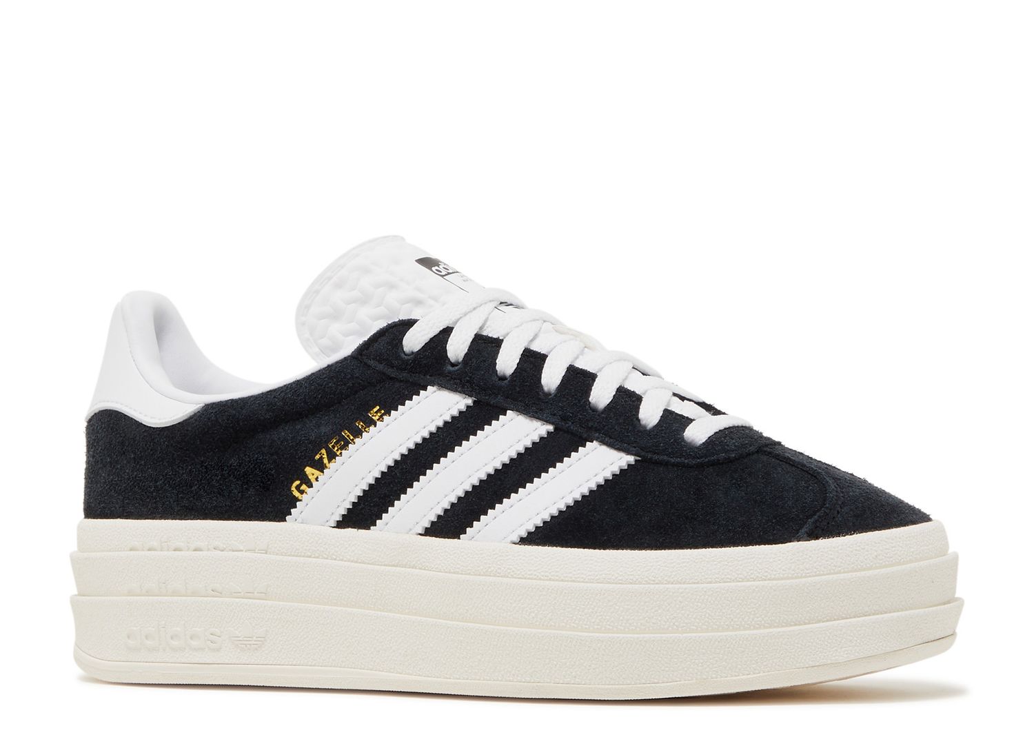 Wmns Gazelle Bold 'Black White' - Adidas - HQ6912 - core black/cloud ...