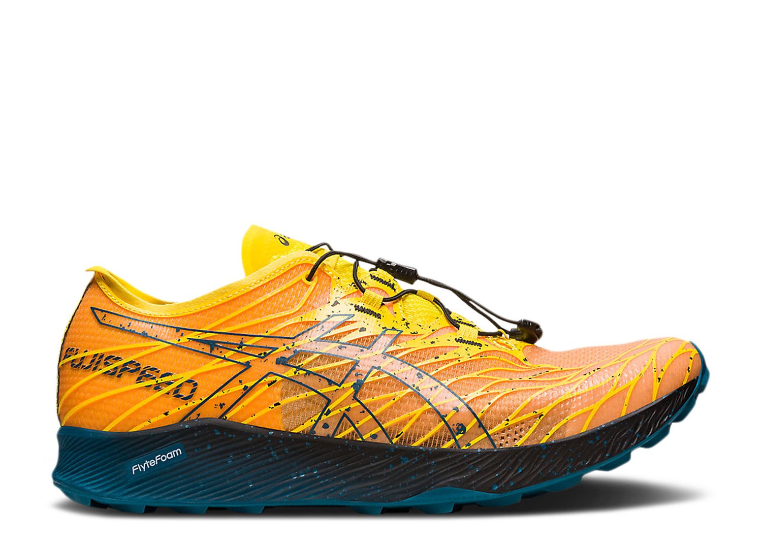 Fuji Speed 'Golden Yellow Ink Teal' - ASICS - 1011B330 750 - golden ...