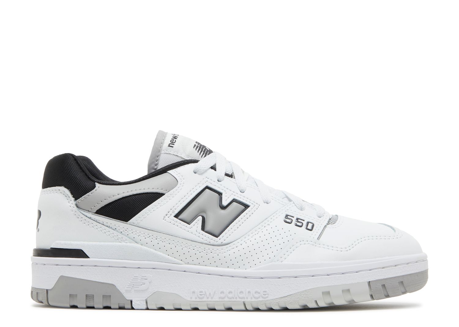 550 'Concrete Black' - New Balance - BB550NCL - white/concrete/black ...