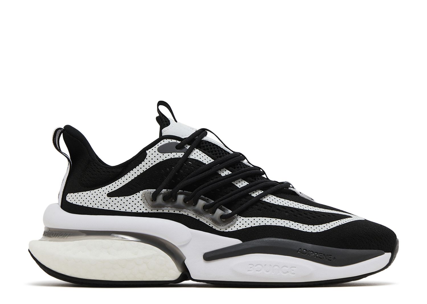 AlphaBoost V1 'Black White' - Adidas - HQ4517 - core black/core black ...