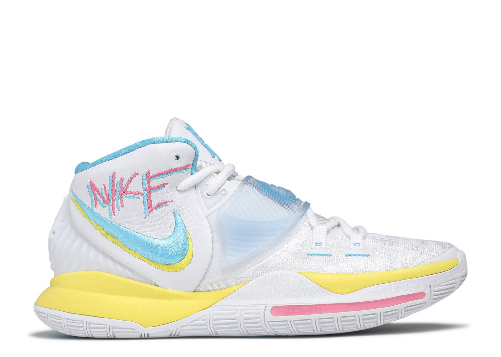 Kyrie 6 'Neon Graffiti' - Nike - BQ4630 101 - white/opti yellow/digital ...