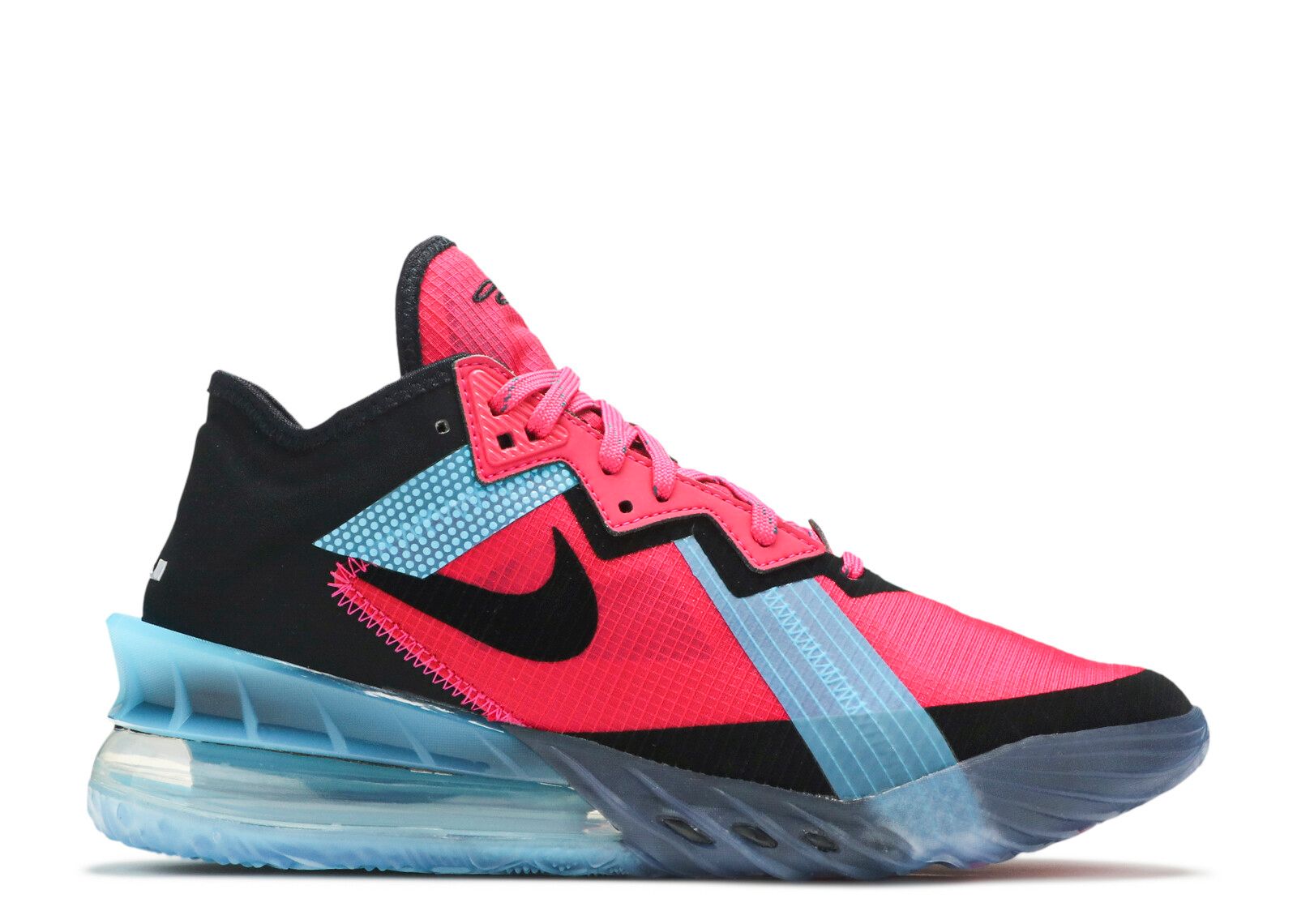LeBron 18 Low 'Neon Nights' - Nike - CV7562 600 - fireberry/black/light ...