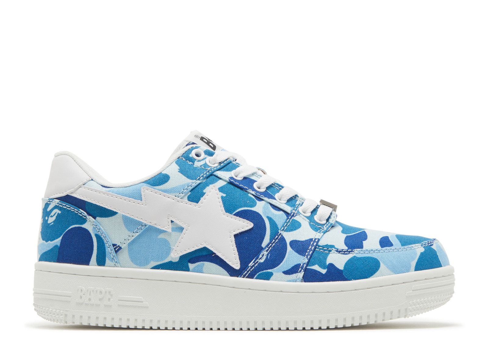 Bapesta Low 'ABC Camo Blue' - BAPE - 1H30191011 BLU - blue/abc camo ...