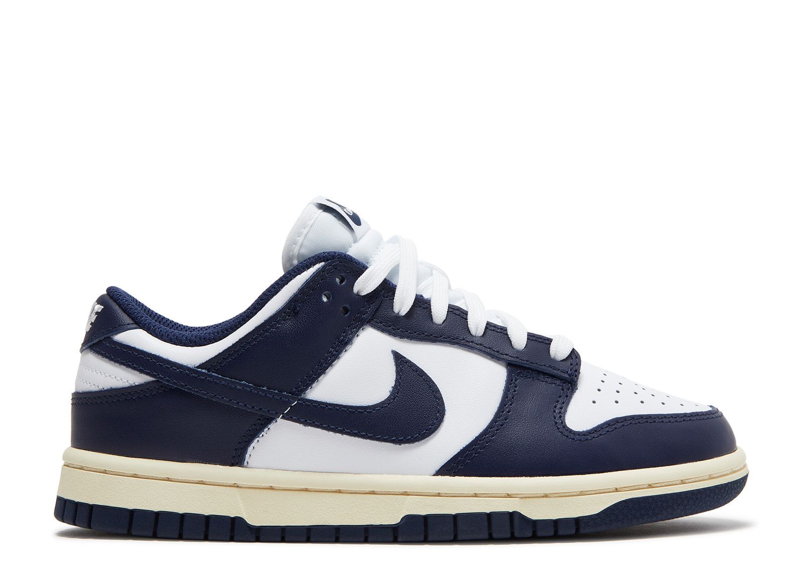 Wmns Dunk Low 'Vintage Navy' - Nike - DD1503 115 - white/midnight navy ...