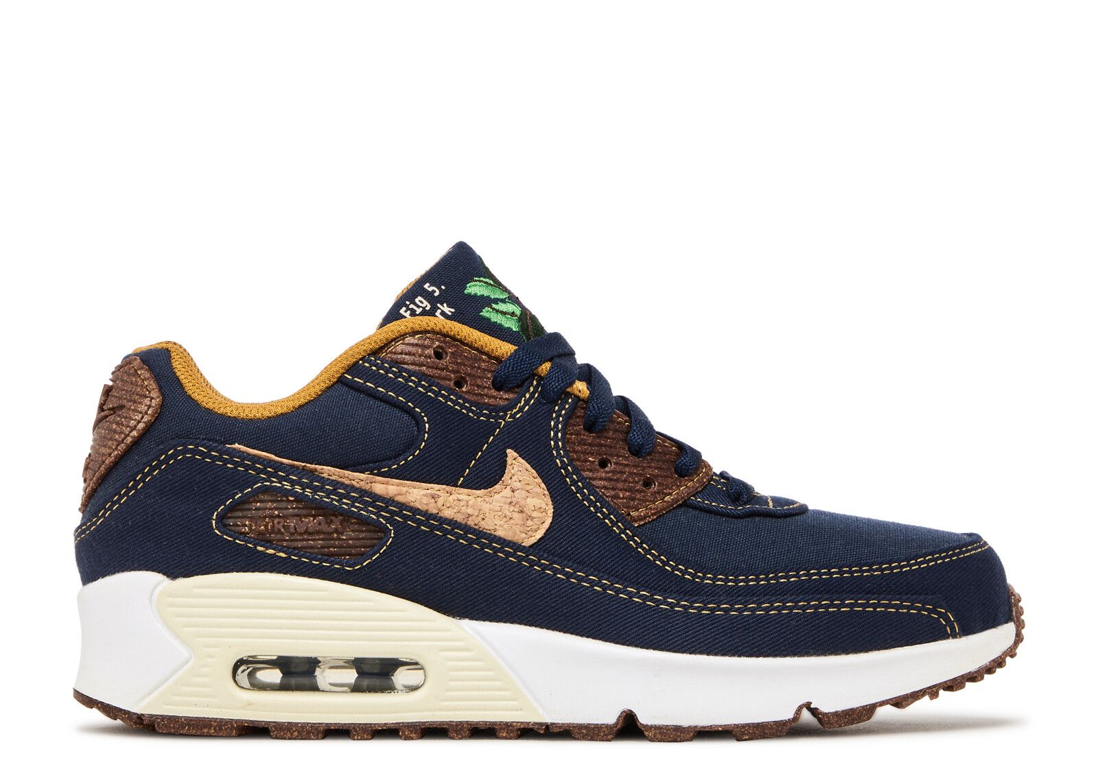 Air Max 90 GS 'Cork Obsidian' - Nike - DC7774 400 - obsidian/wheat ...