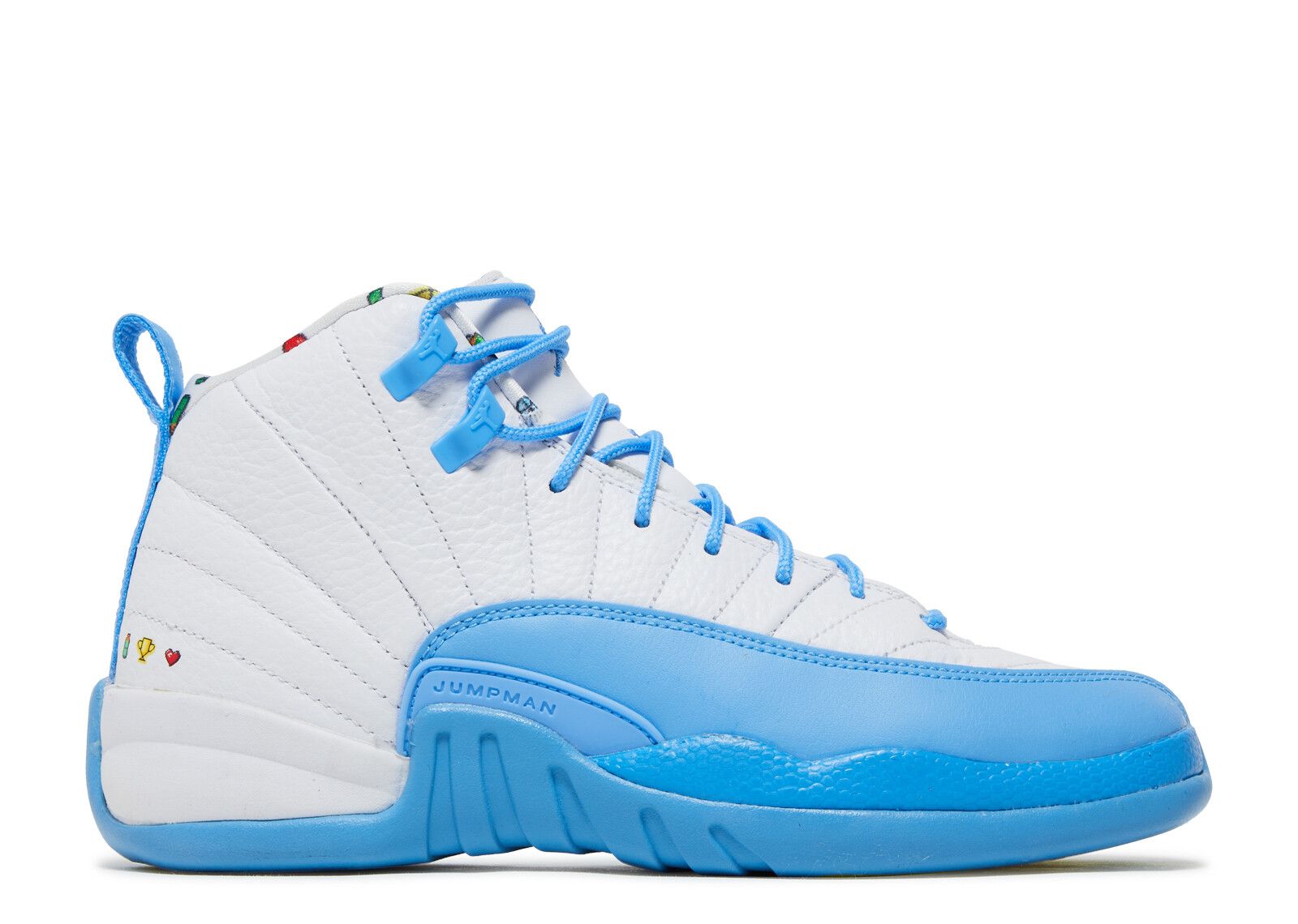 Air Jordan 12 Retro GS 'Emoji' - Air Jordan - DQ4365 114 - white ...