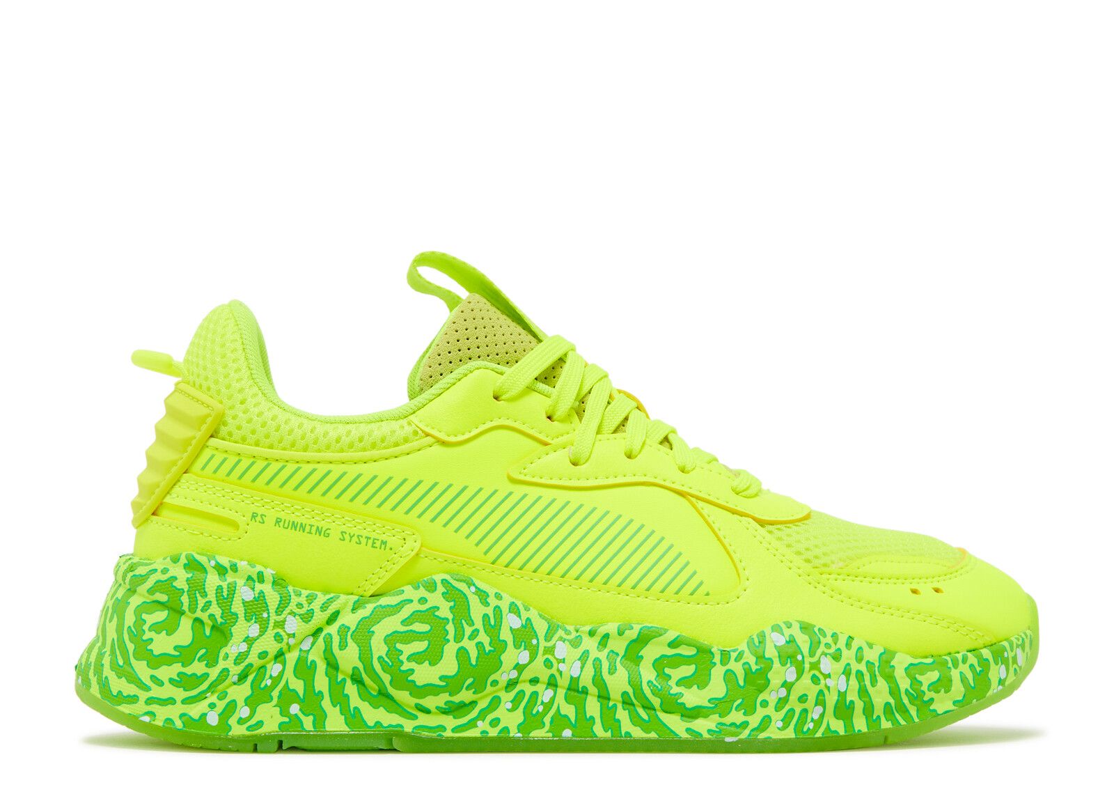 Rick And Morty X RS X - Puma - 386781 01 - safety yellow | Flight Club ...