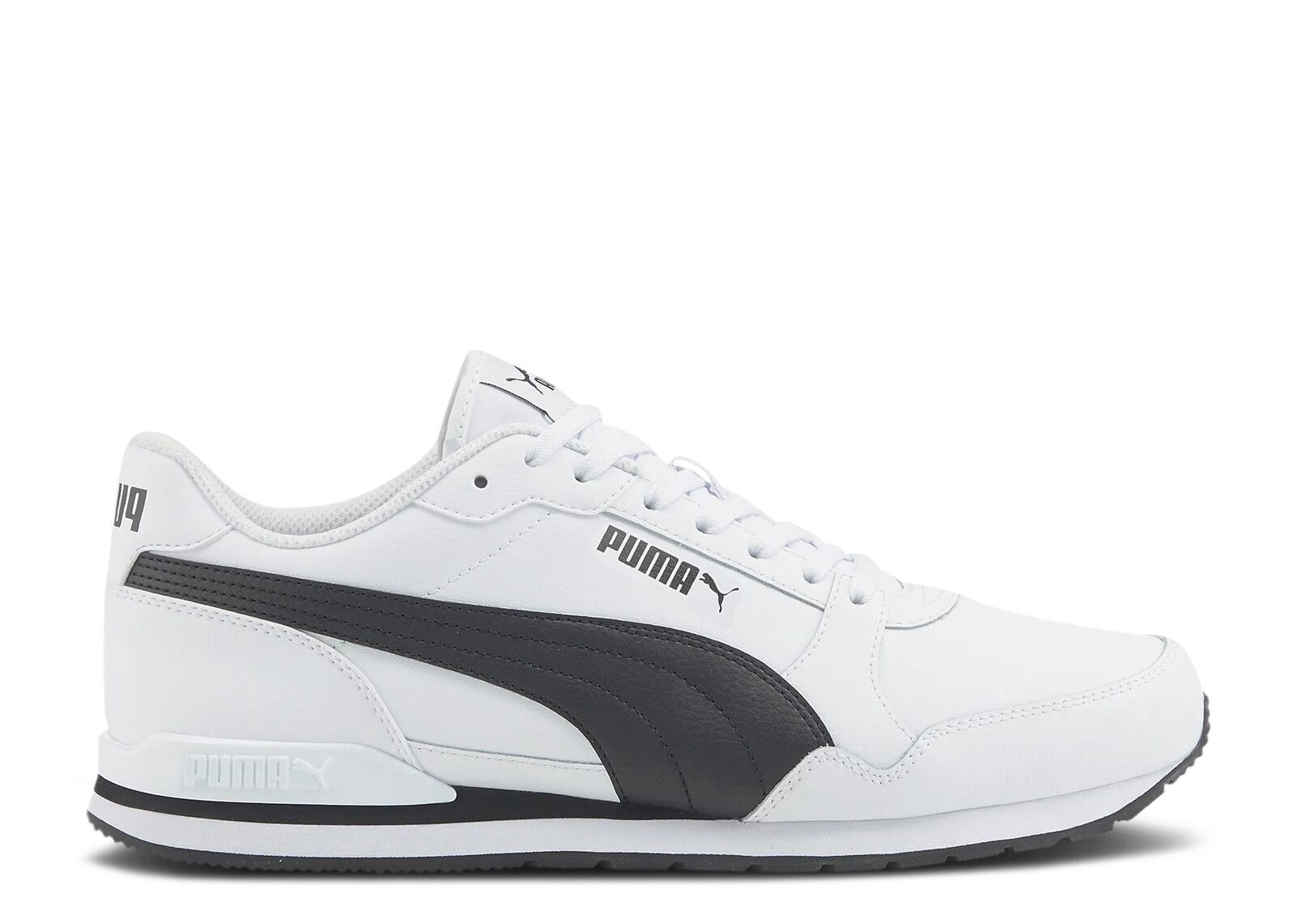 ST Runner V3 Leather 'White Black' - Puma - 384855 09 - white/black ...