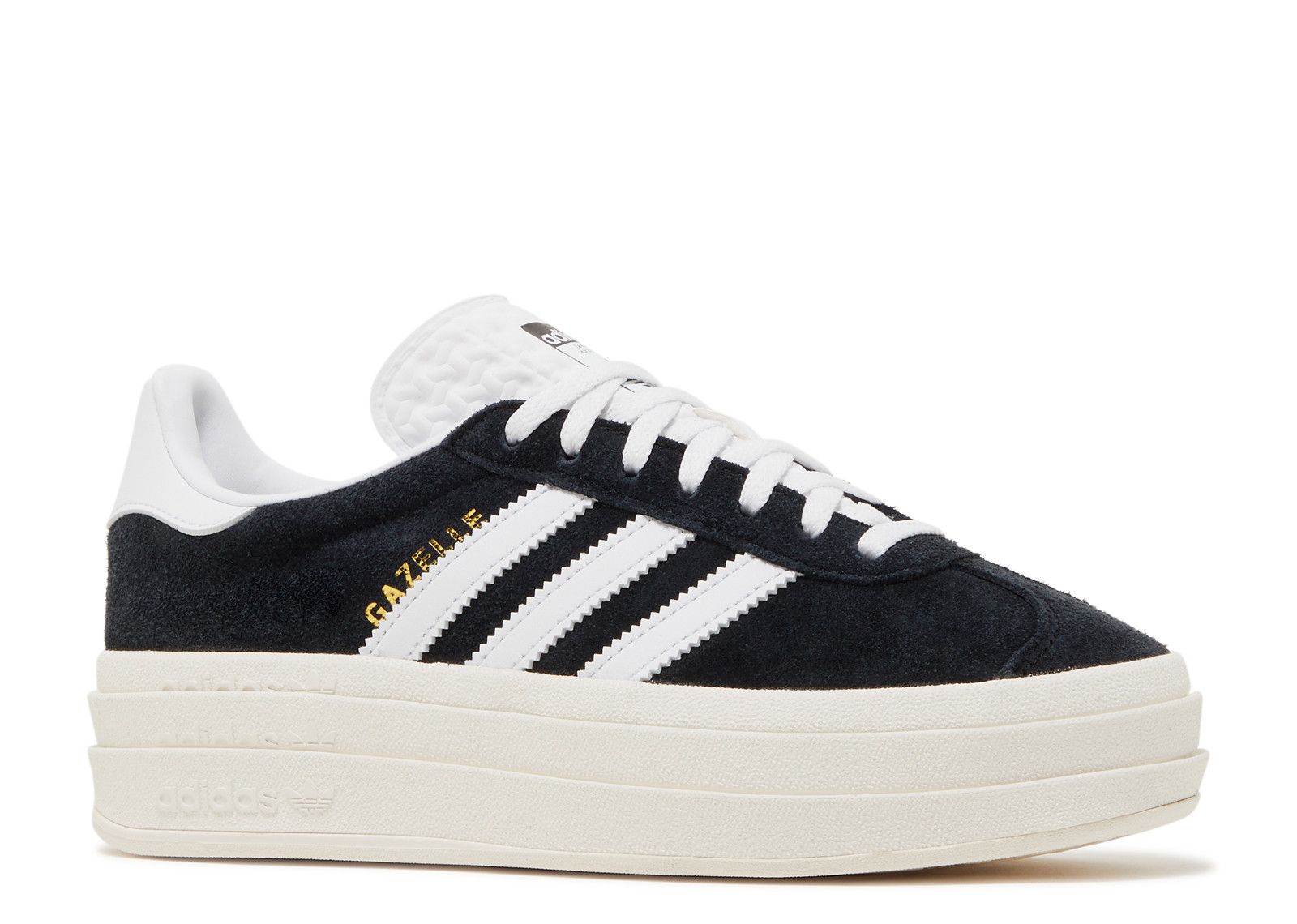Wmns Gazelle Bold 'Black White' - Adidas - HQ6912 - core black/cloud ...