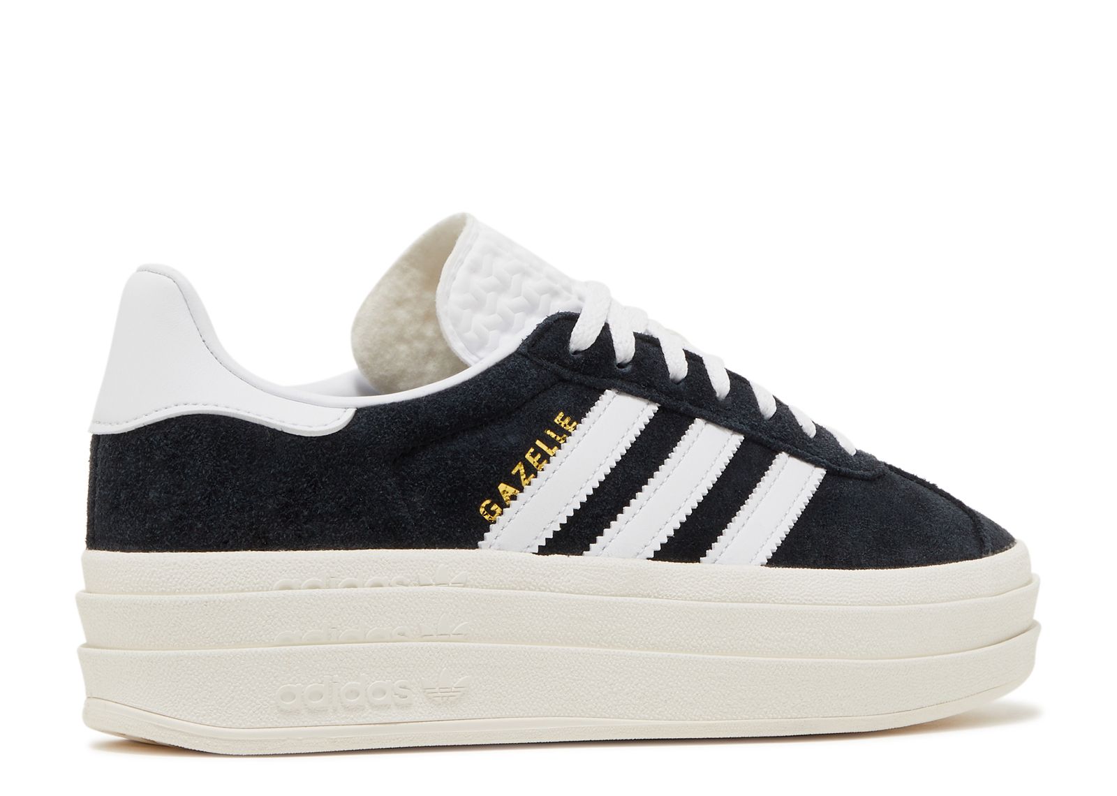 Wmns Gazelle Bold 'Black White' - Adidas - HQ6912 - core black/cloud ...