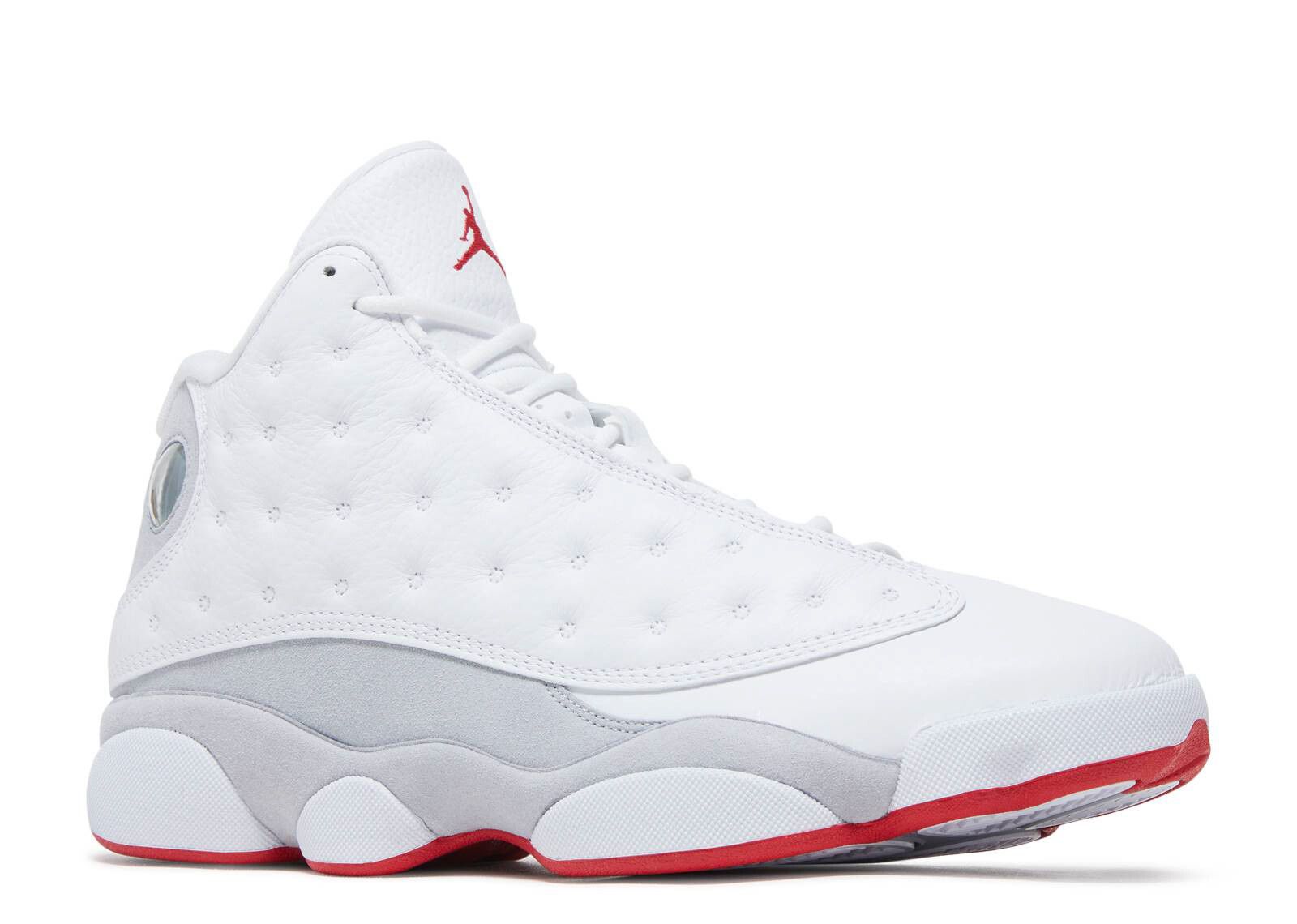 Air Jordan 13 Retro 'White Wolf Grey' - Air Jordan - 414571 160 - white/true red/wolf grey ...