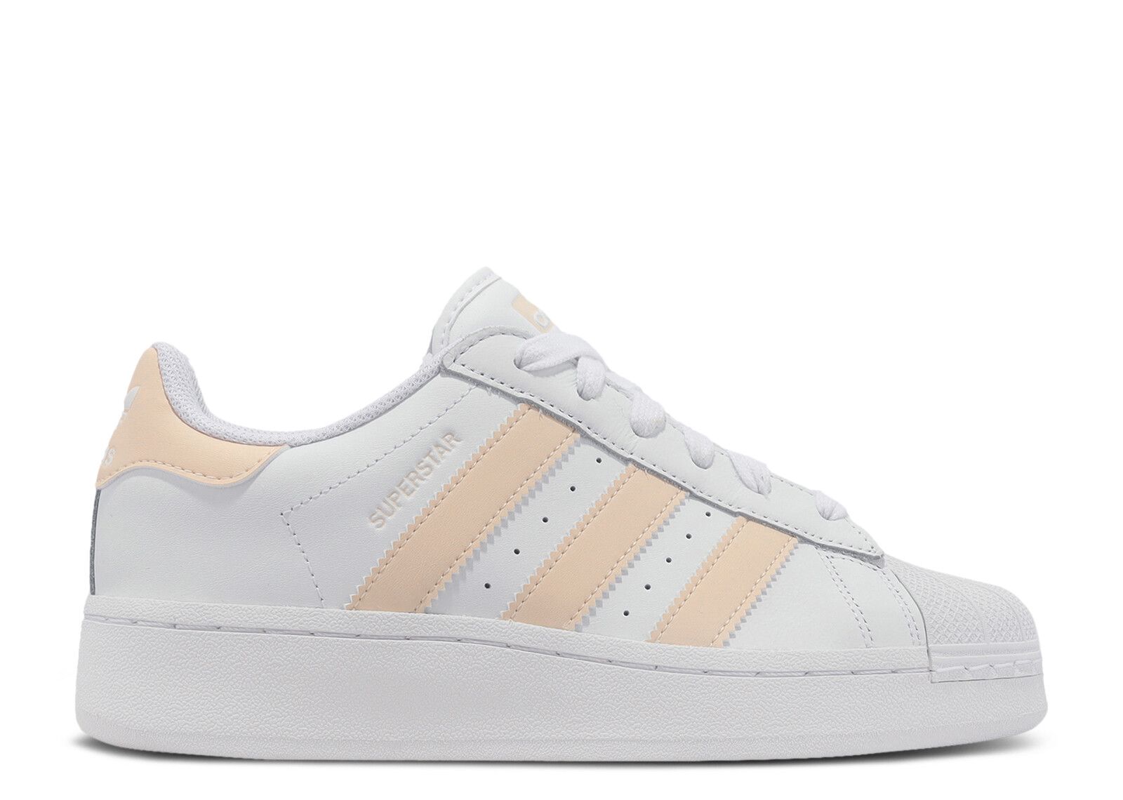 Wmns Superstar XLG 'White Bliss Orange' - Adidas - IF3004 - cloud white ...