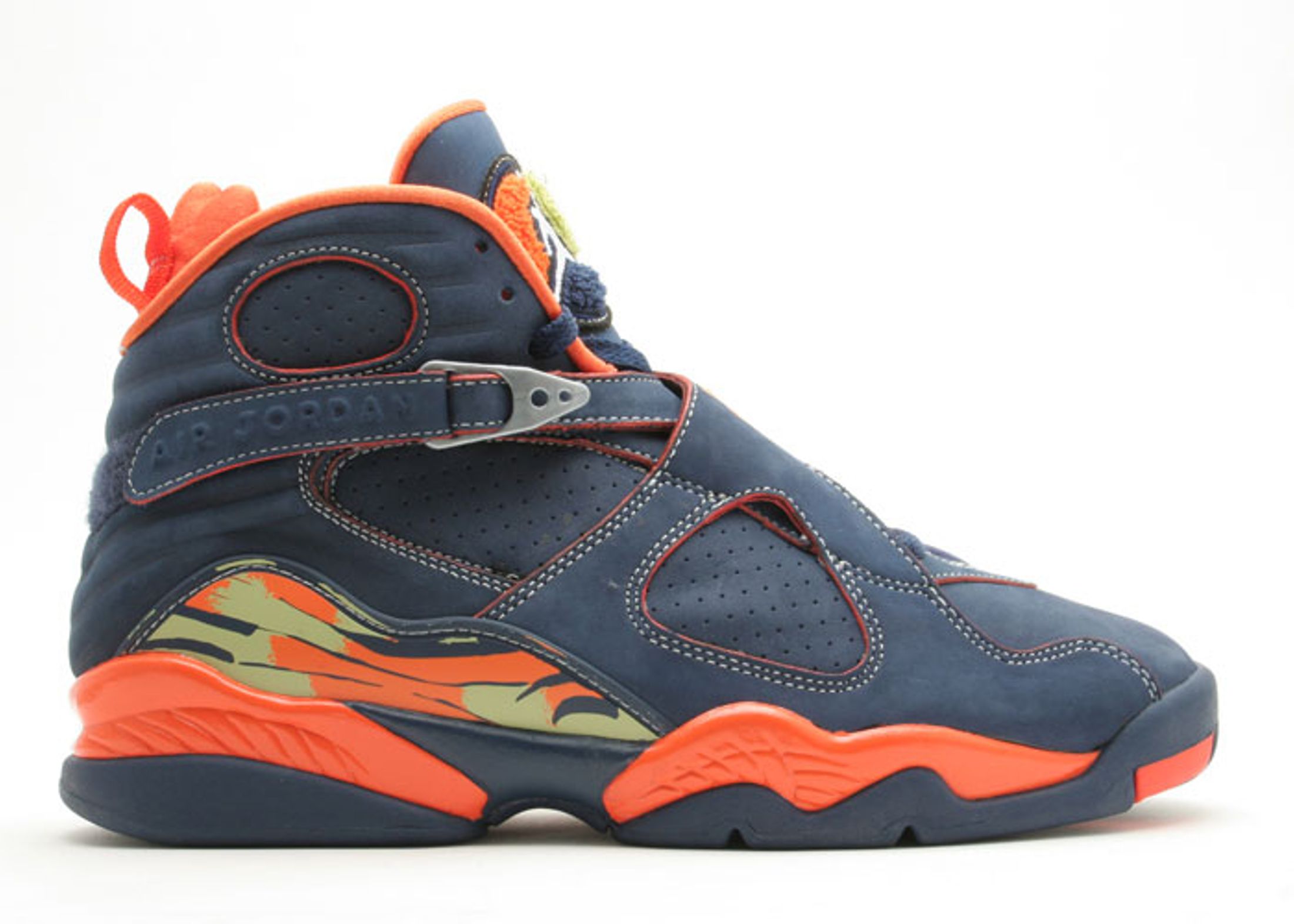 Air Jordan 8 Retro LS 'Pea Pods' - Air Jordan - 316324 481 - midnight ...