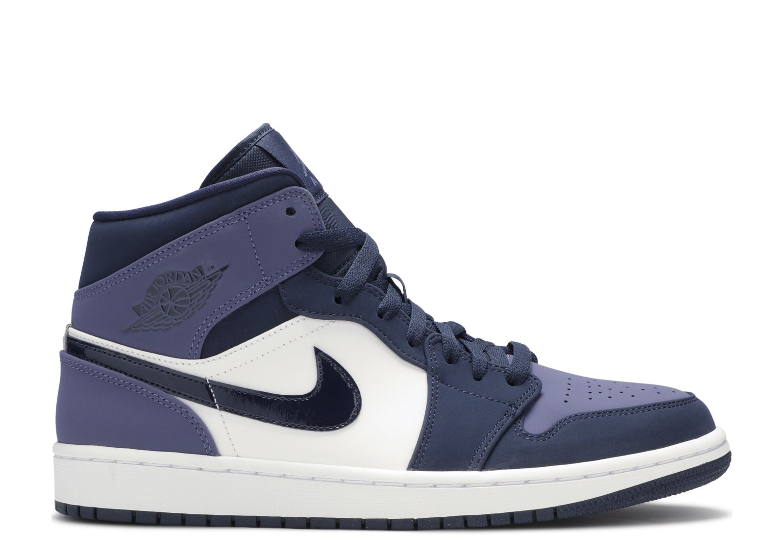 Air Jordan 1 Mid 'Sanded Purple' - Air Jordan - 554724 445 - obsidian ...