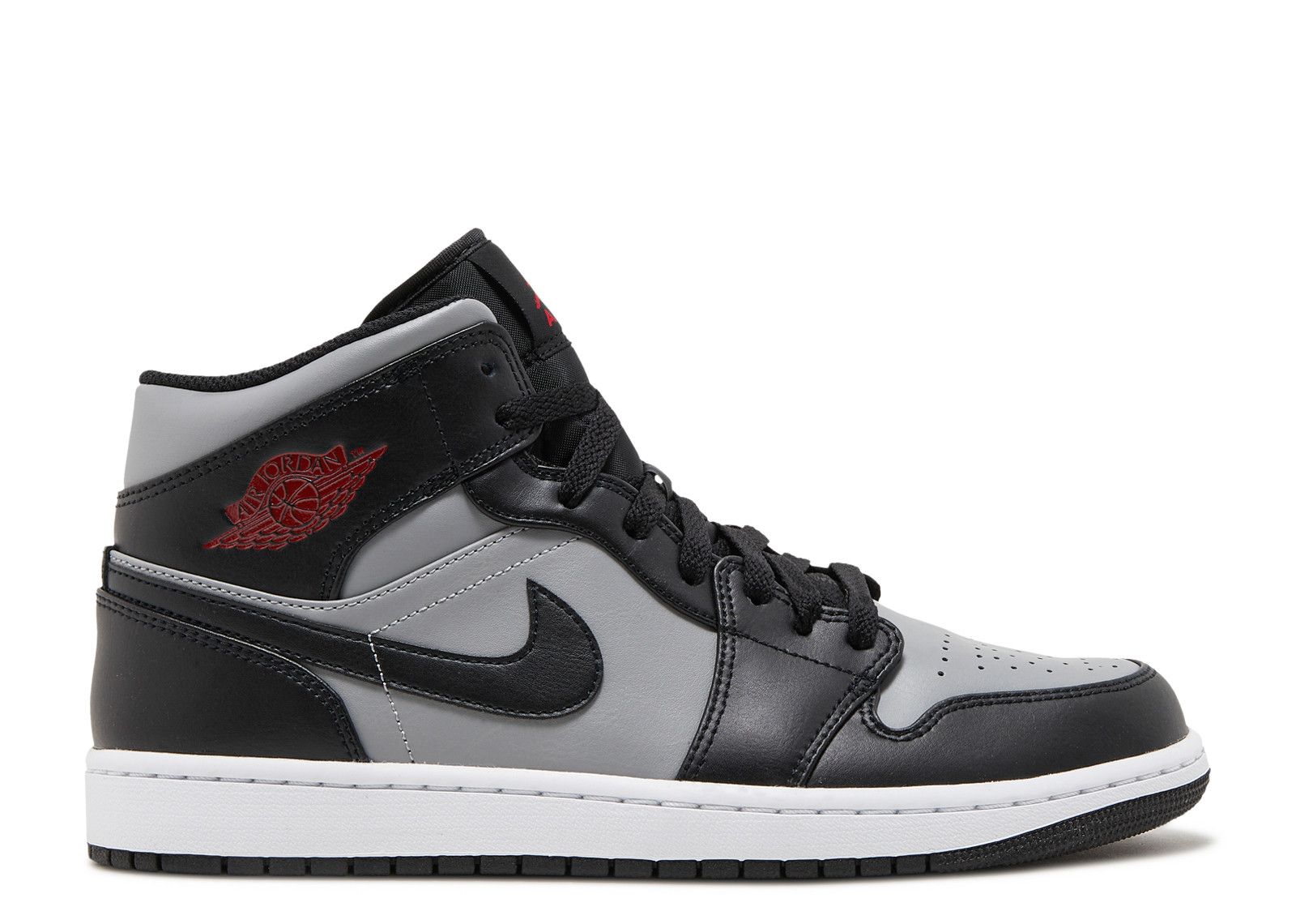 Air Jordan 1 Mid 'Shadow' - Air Jordan - 554724 096 - black/particle ...