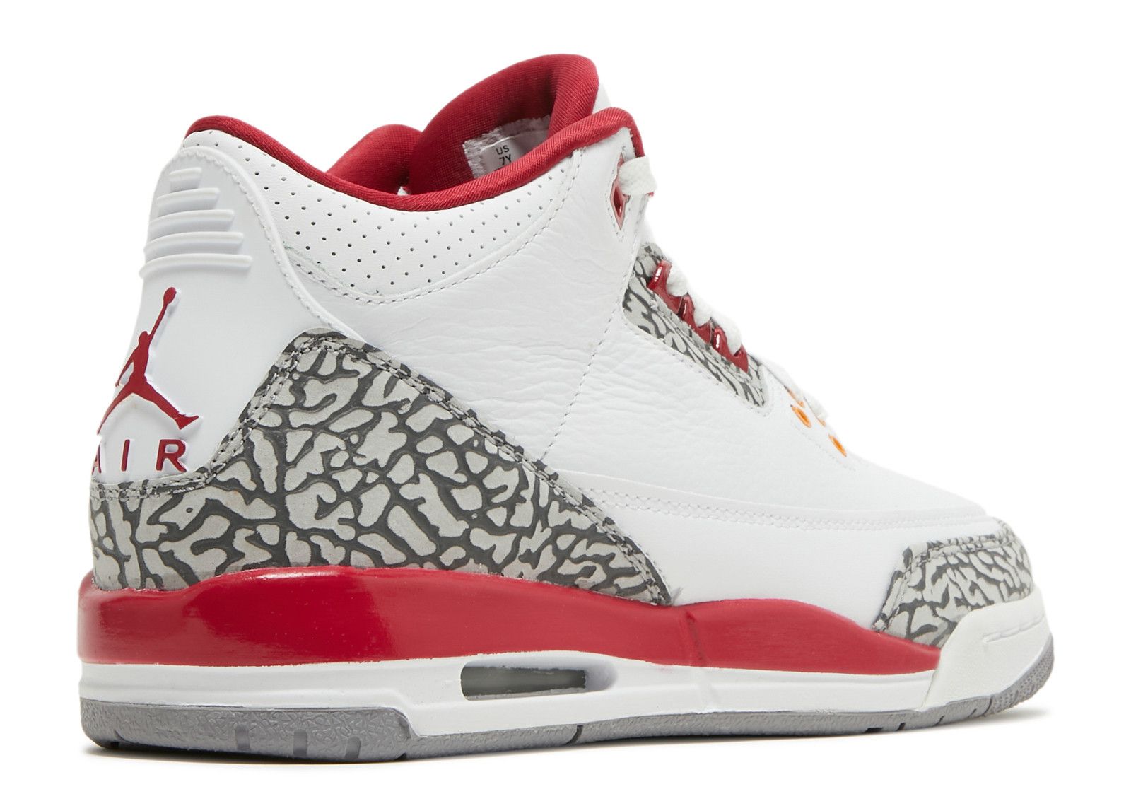 Air Jordan 3 Retro GS 'Cardinal Red' - Air Jordan - 398614 126 - white ...