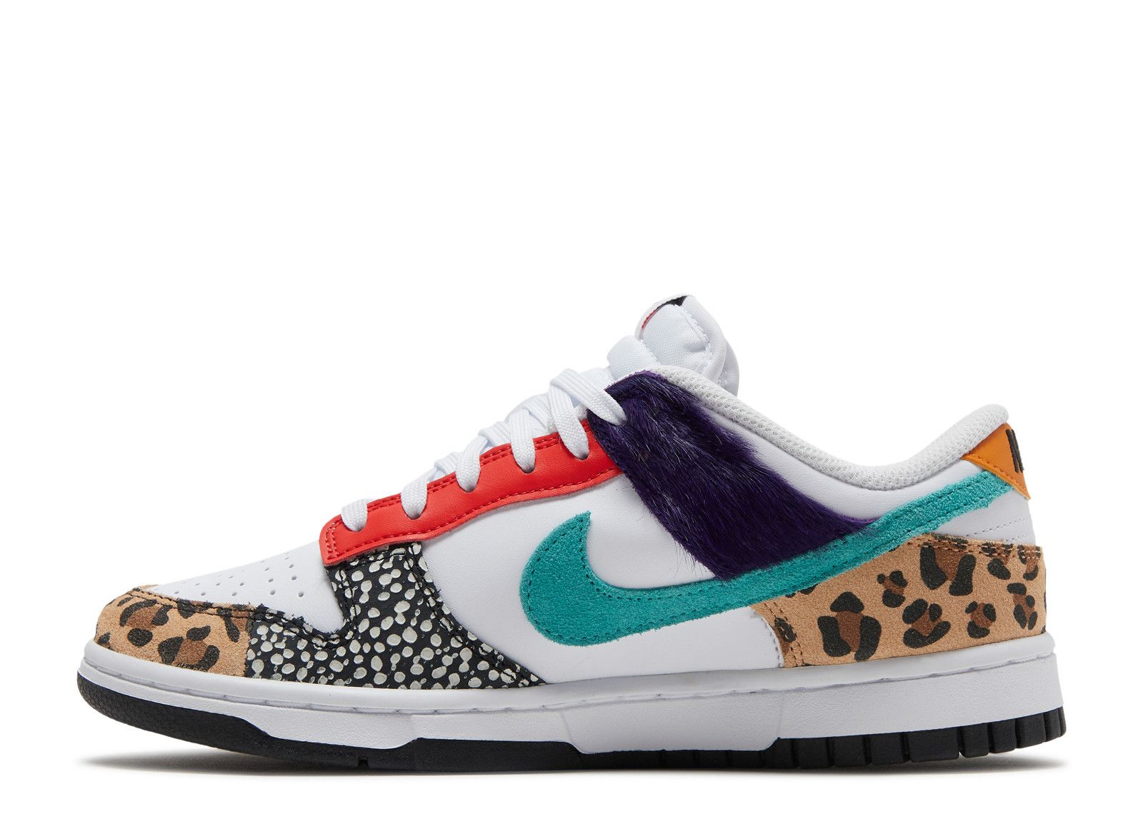 Wmns Dunk Low SE 'Safari Mix' - Nike - DN3866 100 - white/washed teal ...