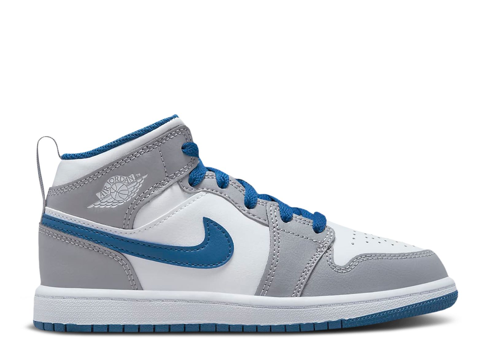 Air Jordan 1 Mid PS 'Cement True Blue' - Air Jordan - DQ8424 014 ...
