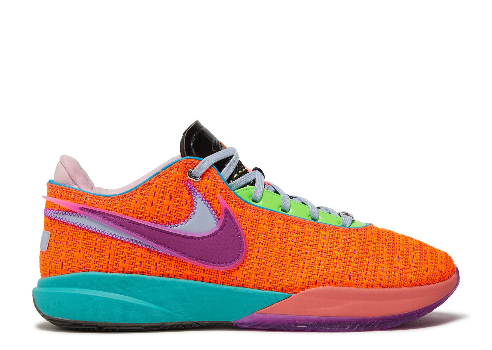 LeBron 20 'Chosen 1' - Nike - DJ5423 800 - total orange/vivid purple ...