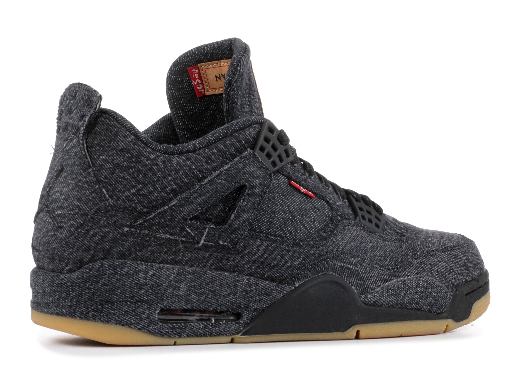 Levi's X Air Jordan 4 Retro 'Black Denim' - Air Jordan - AO2571 001 ...