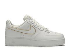 Wmns Air Force 1 07 ESS 'Metallic Gold' - Nike - AO2132 102 - white ...