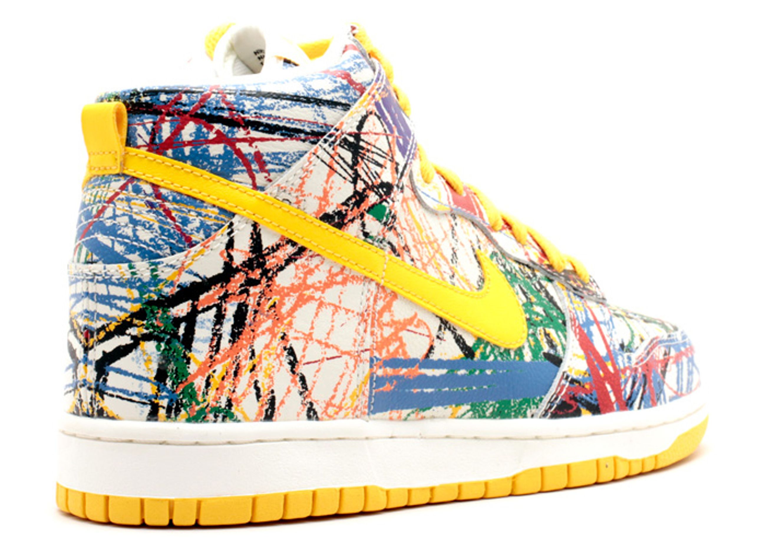Dunk Hi Premium QS GS 'Scribble' - Nike - 728443 100 - white/varsity ...