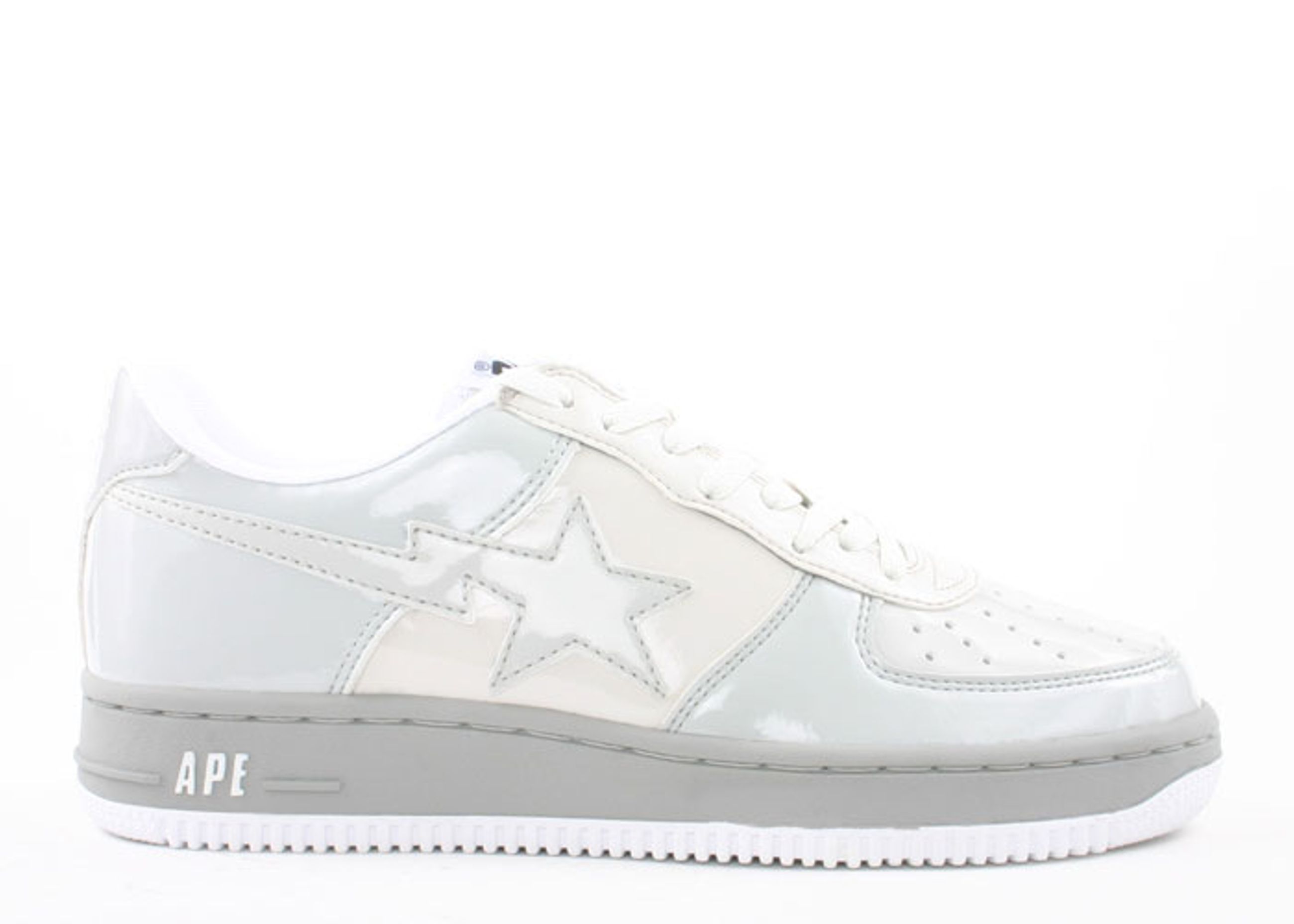Bapesta FS 001 Low 'Light Grey' - BAPE - 554 - white/gray | Flight Club