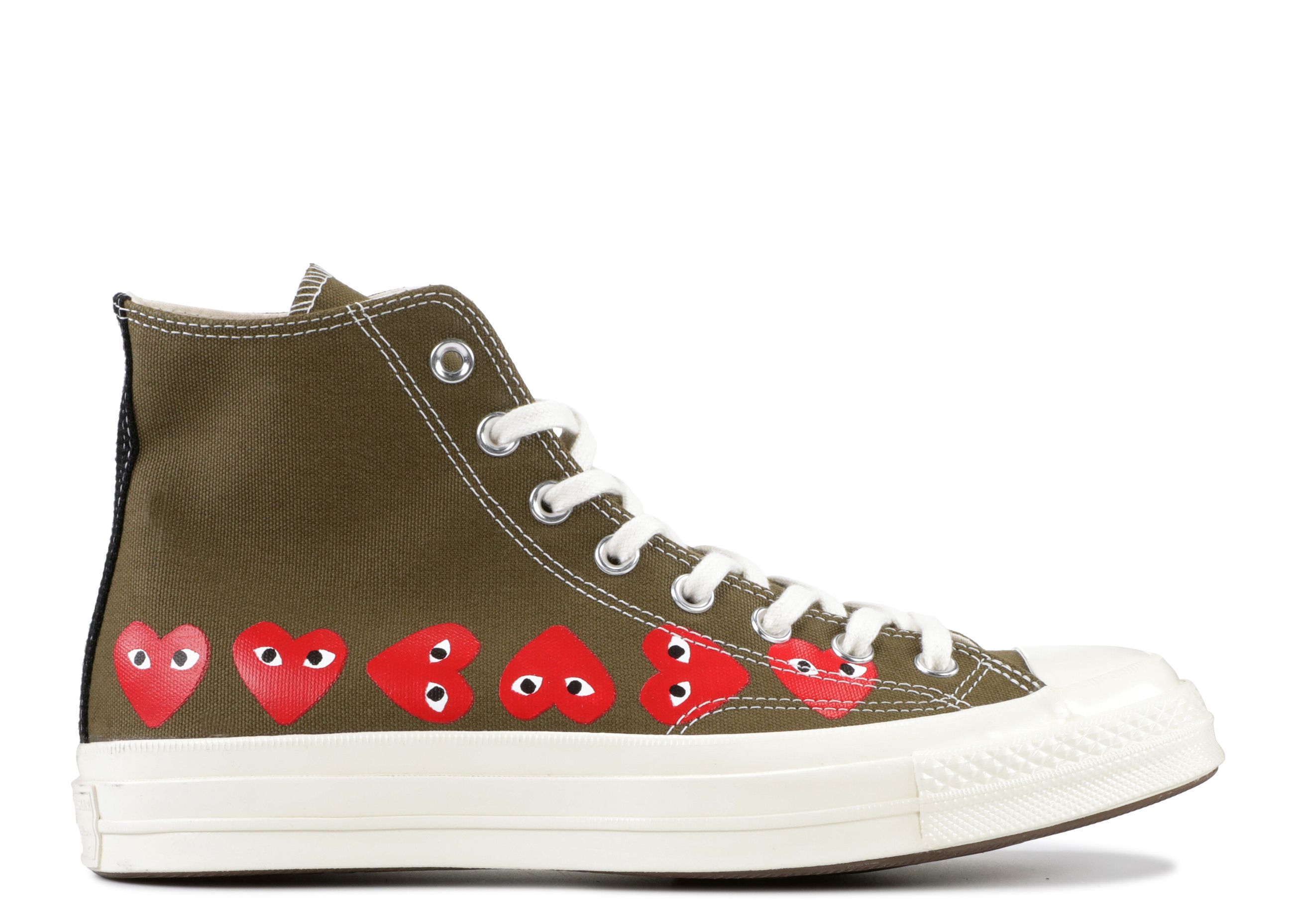 Comme Des Garçons Play X Chuck 70 Hi Top 'Multi Heart' - Converse ...