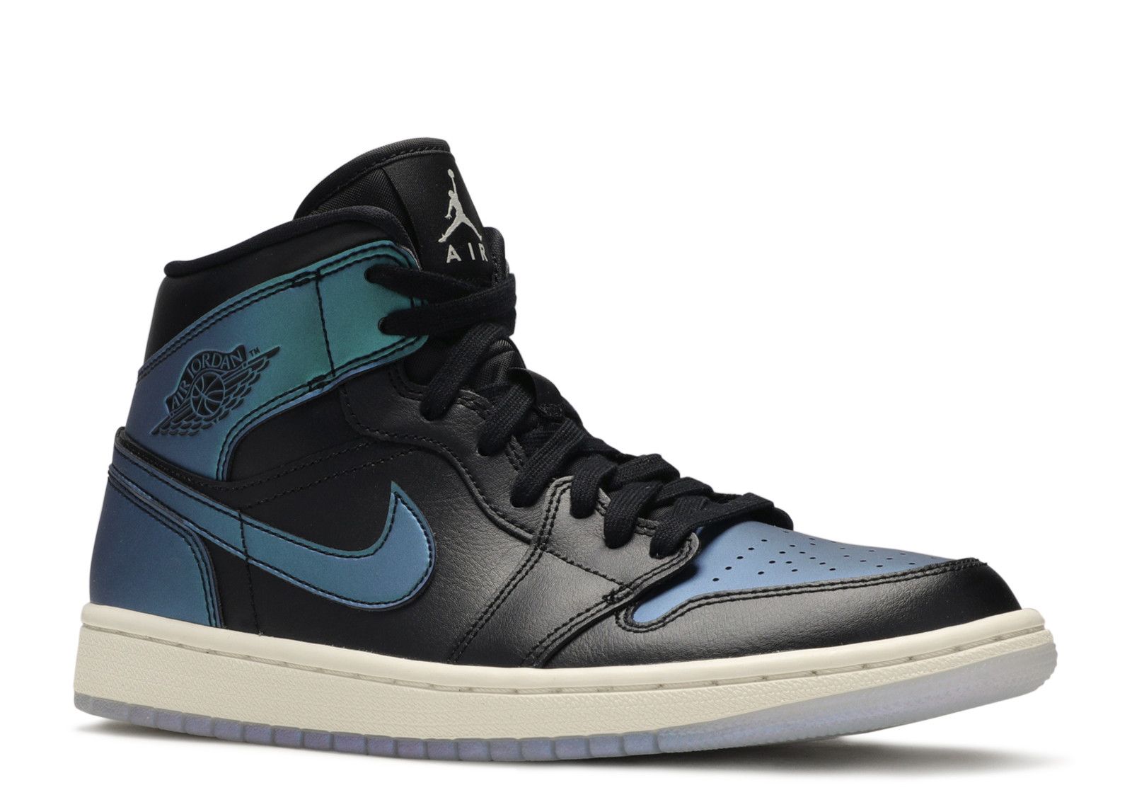 Wmns Air Jordan 1 Mid 'Metallic Turquoise' - Air Jordan - BQ6472 009 ...