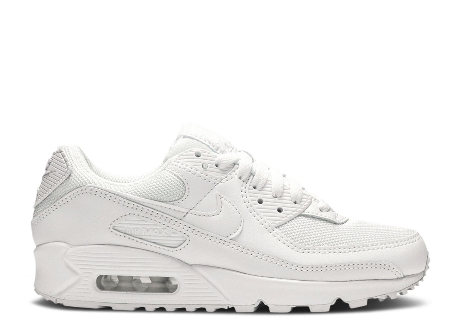 Wmns Air Max 90 'White' - Nike - CQ2560 100 - white/white/wolf grey ...