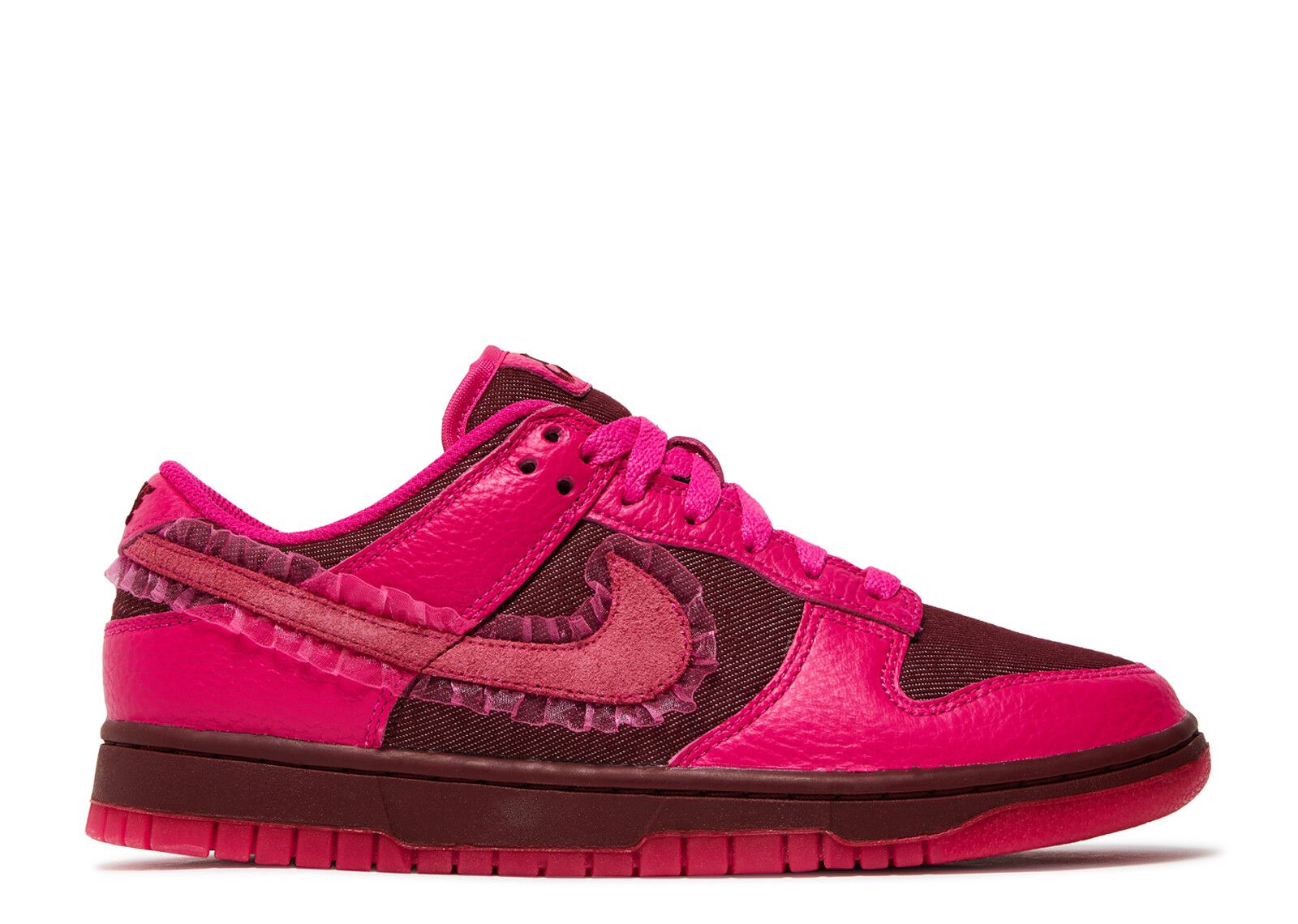 Wmns Dunk Low 'Valentine's Day' - Nike - DQ9324 600 - team red/pink ...