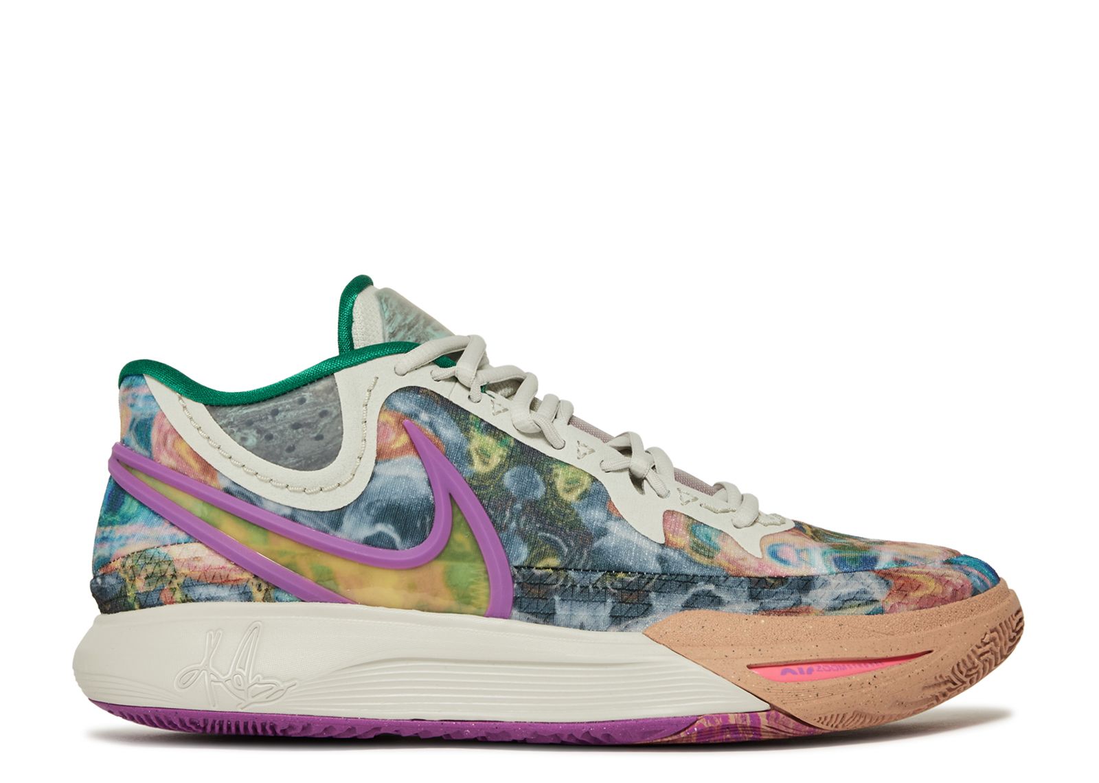 Kyrie 8 'Circle Of Life' - Nike - DQ3840 001 - light bone/yellow strike ...