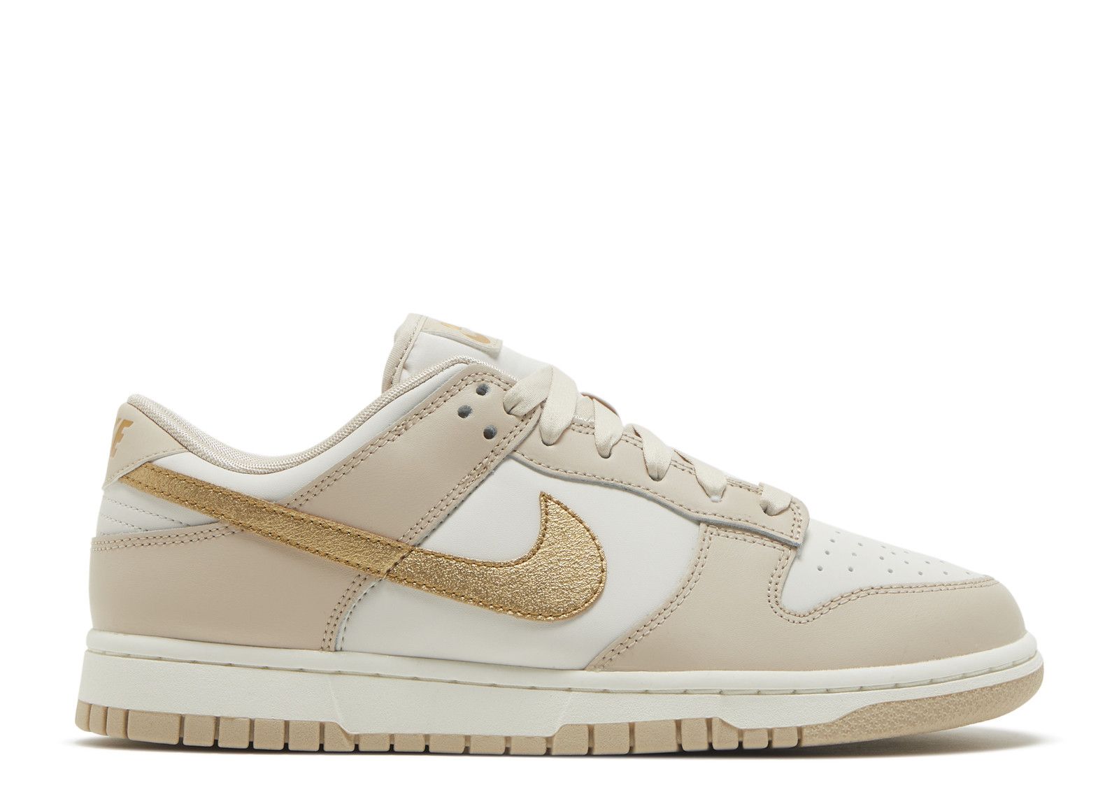 Wmns Dunk Low 'Gold Swoosh' - Nike - DX5930 001 - phantom/metallic gold ...