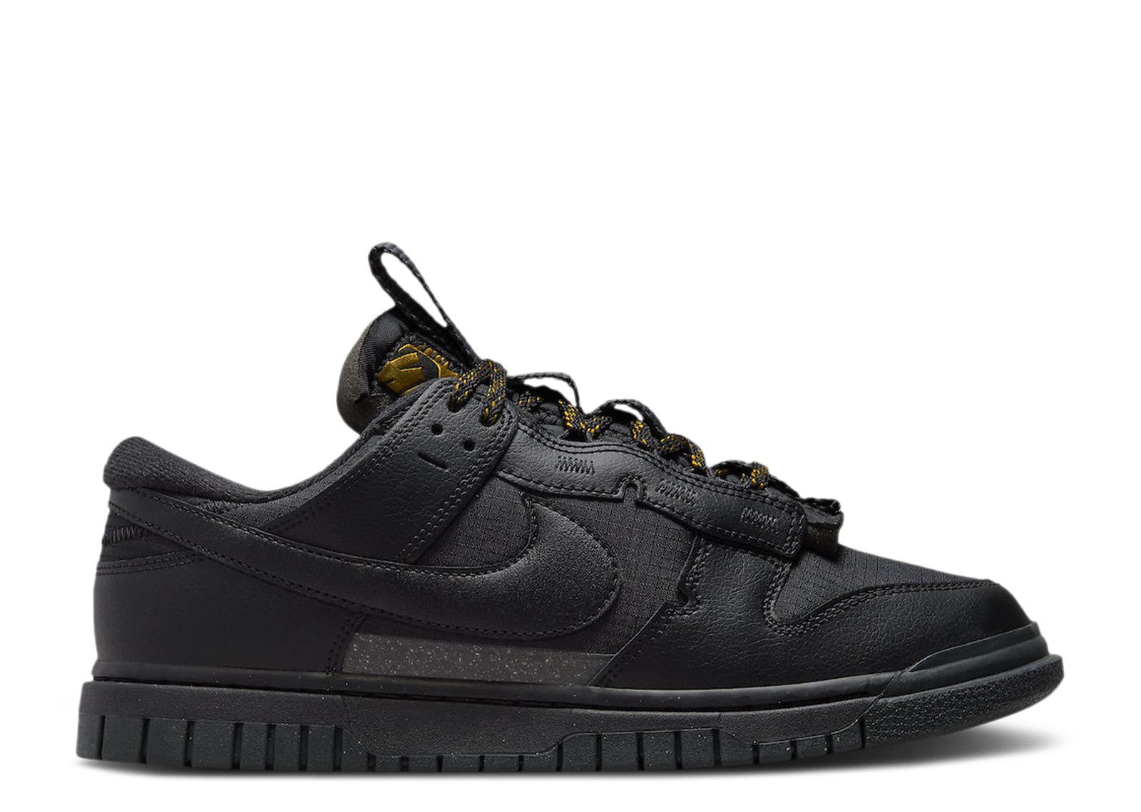 Air Dunk Jumbo 'Black Gold' - Nike - FB8894 001 - black/black/metallic ...
